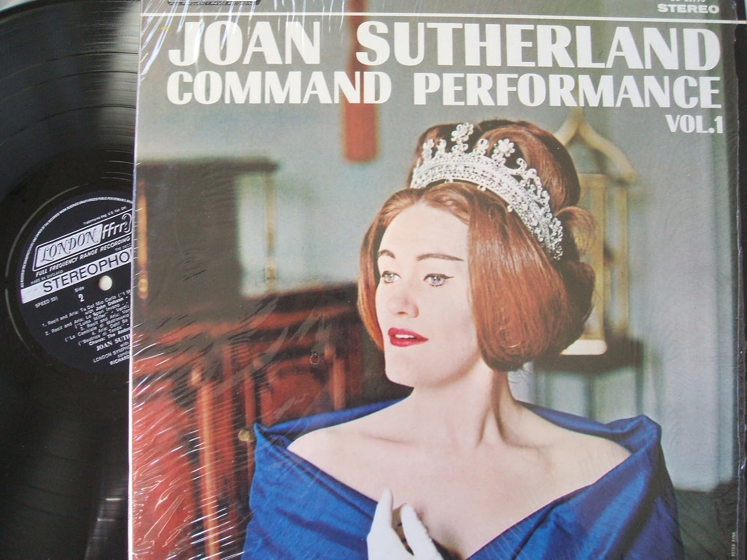 JOAN SUTHERLAND COMMAND PERFORMANCE VOL. 1- vinyl lp. OBERON WEBER: 'OCEAN! THOU MIGHTY MONSTER ...