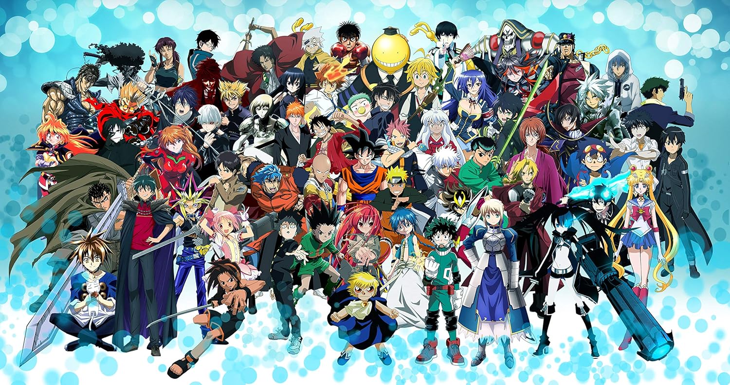 IMPOSTER Ultimate Anime Mashup Poster - Assorted Anime Characters ...