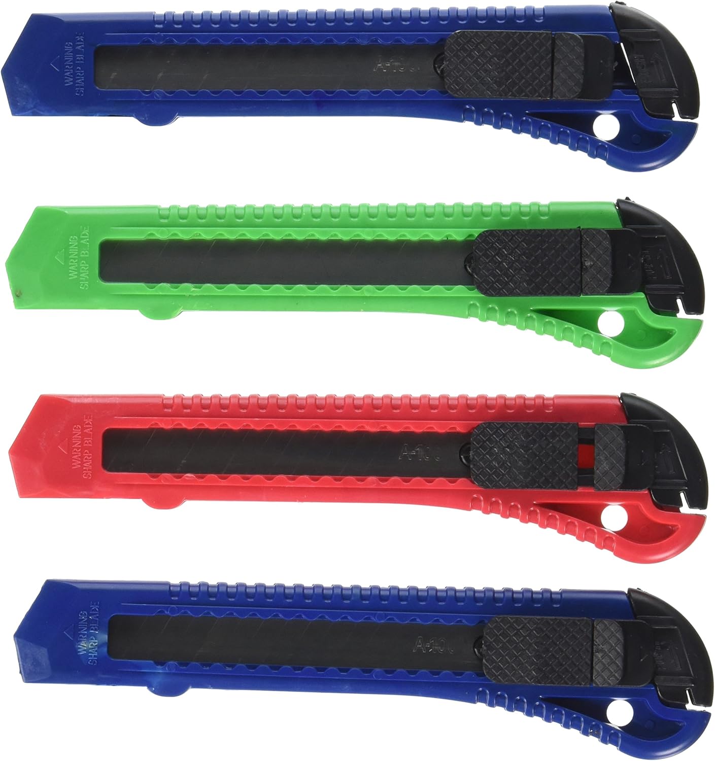 Amazon.com: Lots of Utility Knives Box Cutters Breakaway Blades (4-PACK ...