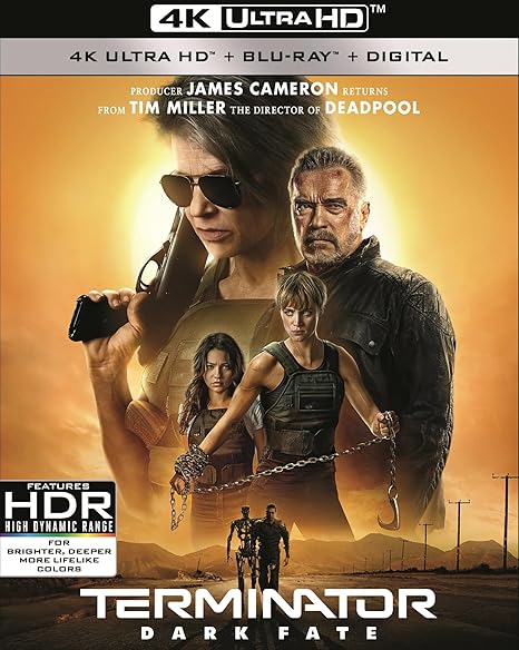 Amazon.com: Terminator: Dark Fate (4K UHD + Blu-ray + Digital) : Miller ...