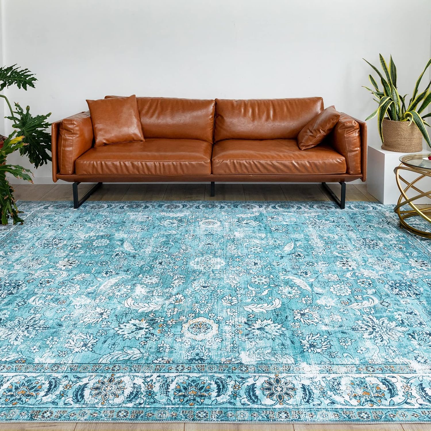 Amazon.com: Fashriend Machine Washable Area Rug 8'×10' Non-Slip ...