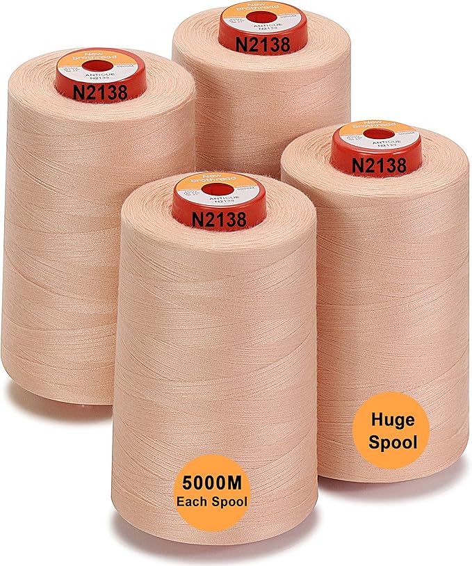 Amazon.com: New brothread - 30 Options - 4 Large Cones of 5500Y (5000M ...