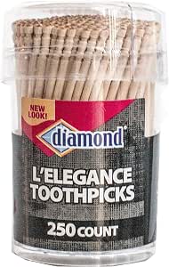 Amazon.com | Diamond L'Elegance Toothpicks 250 count: Cocktail Picks
