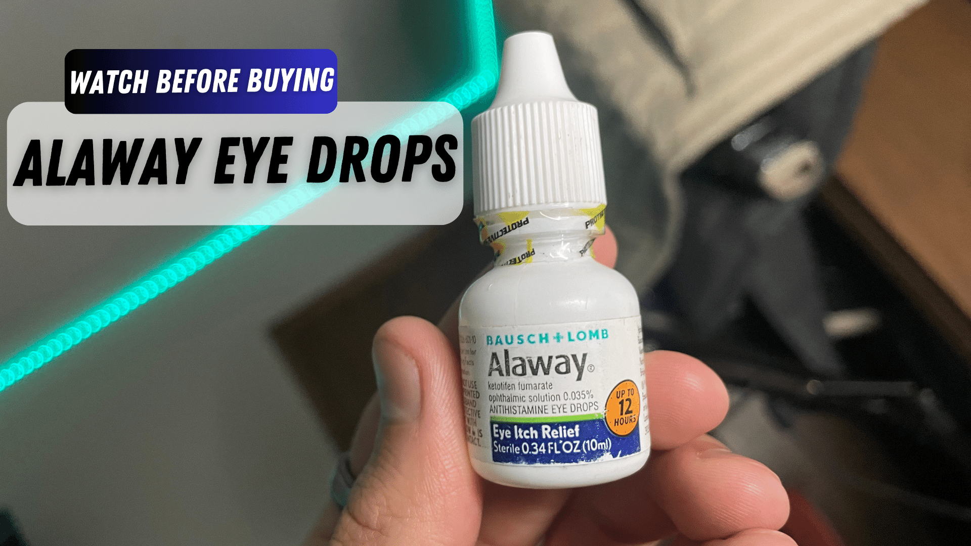 Watch Benefits Of Alaway Eye Drops - Watch Before Buying on Amazon Live