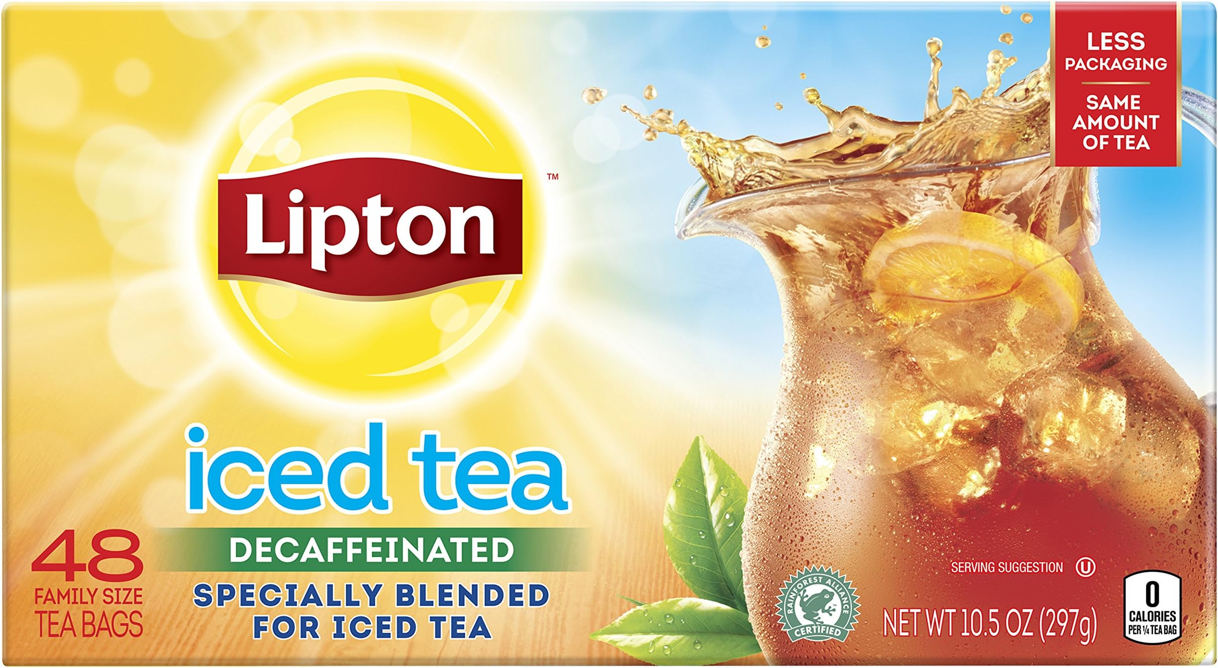 Amazon.com : Lipton Yellow Label Tea International Blend 100 Tea Bags ...