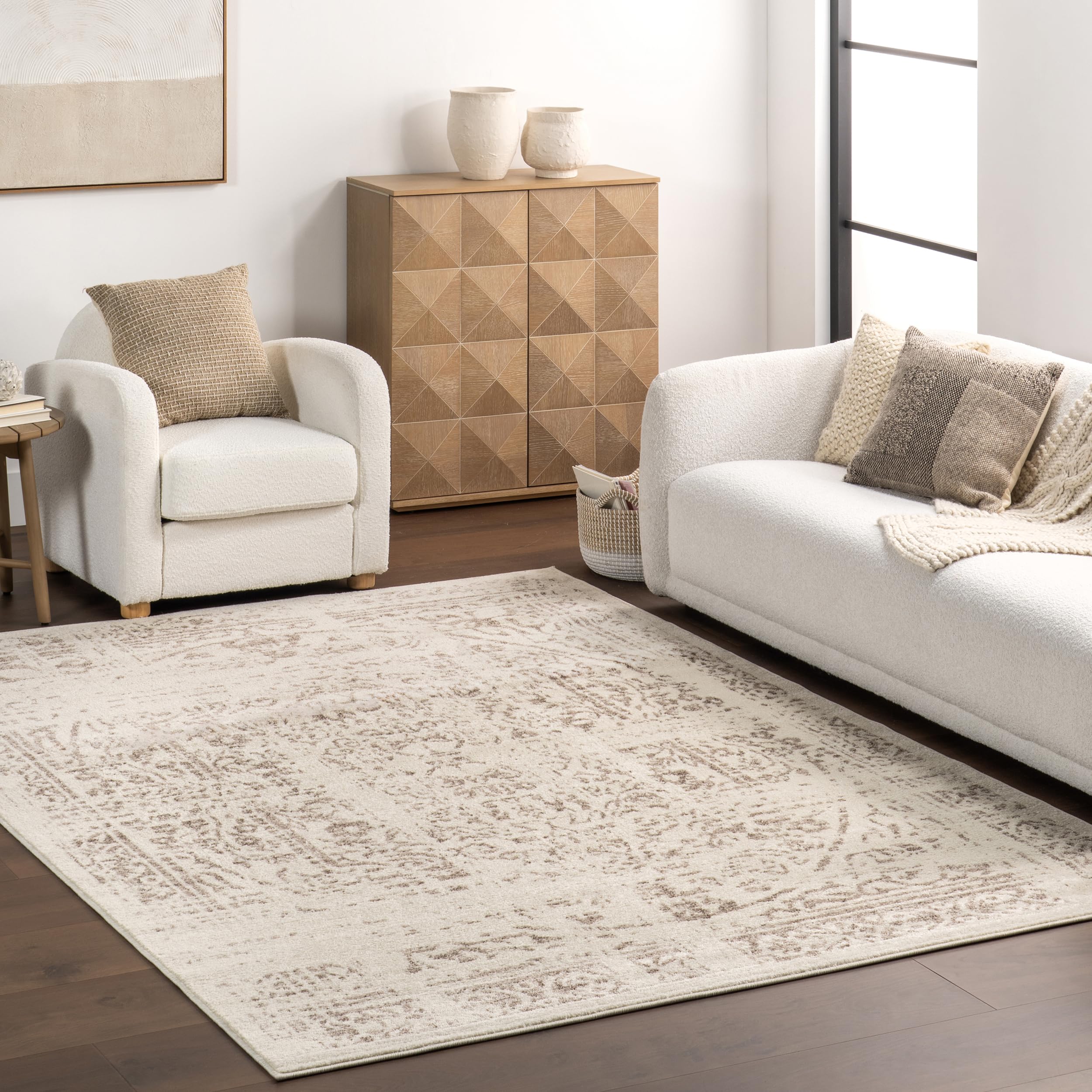 Amazon.com: nuLOOM 9' x 12' Performance Indoor Area Rug, Non-Shed ...