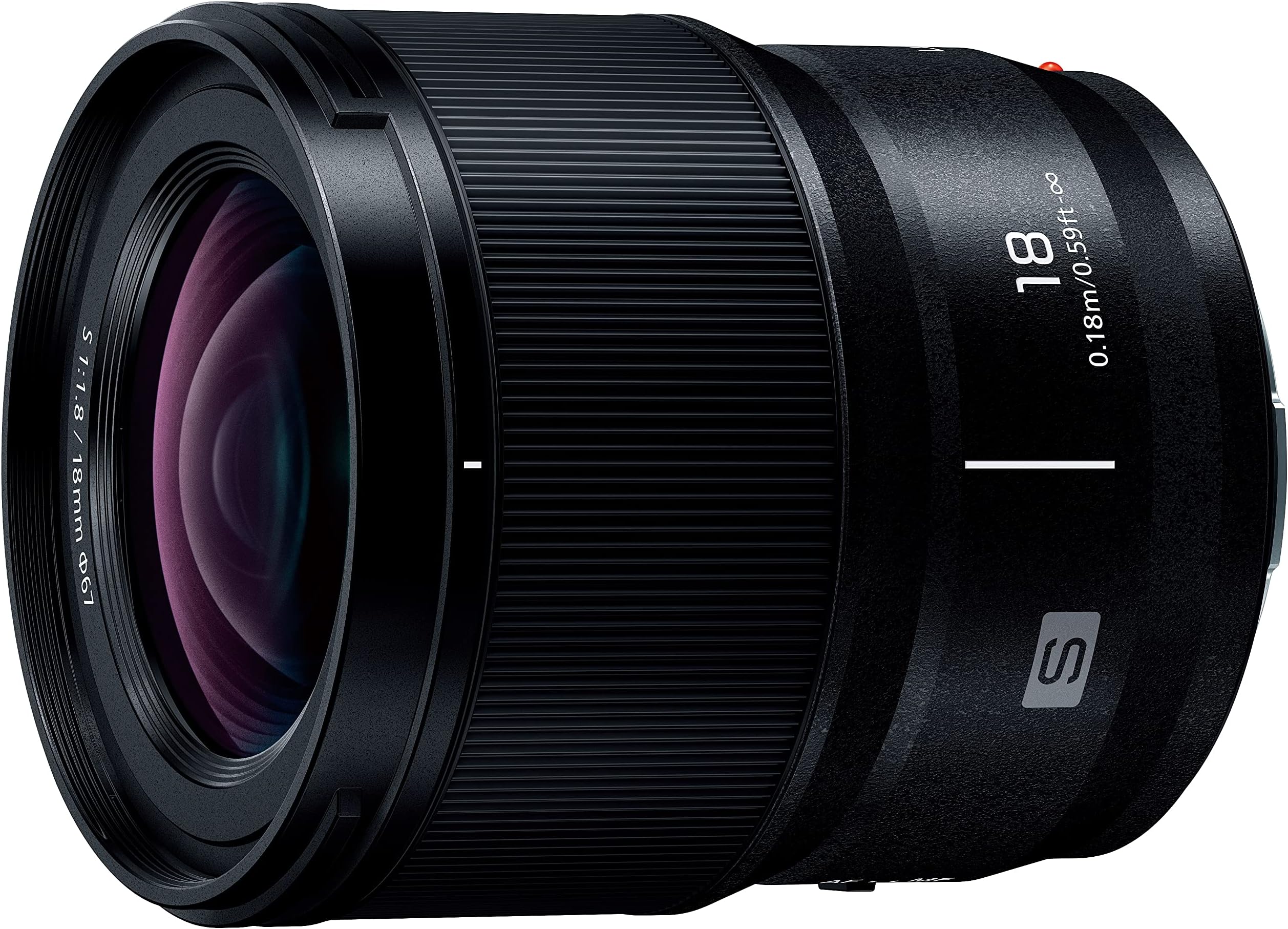 Amazon.com : Panasonic LUMIX S-S18 Full Size Mirrorless Single Lens ...