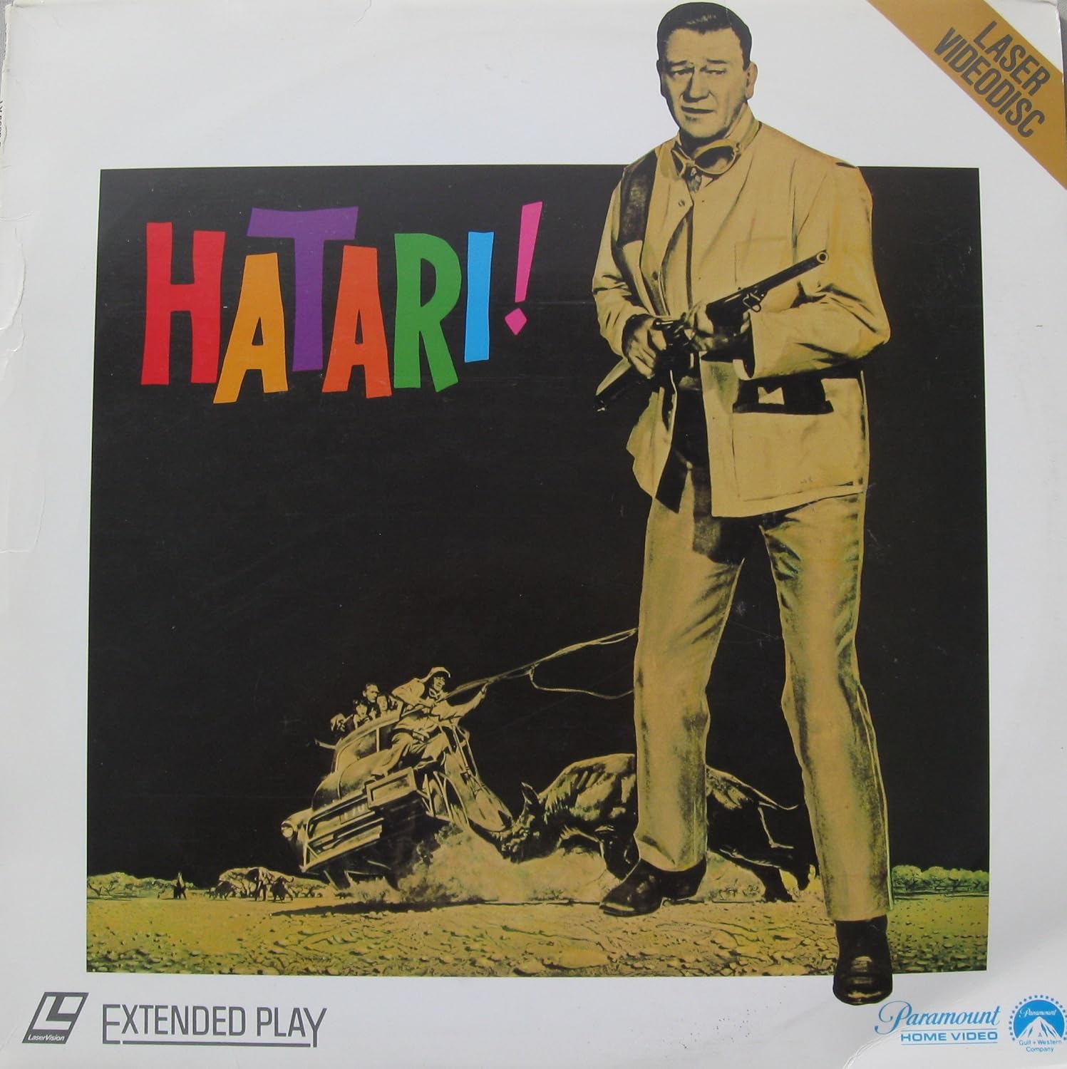 Amazon.com: Laserdisc of HATARI with John Wayne, Hardy Kruger, Elsa ...