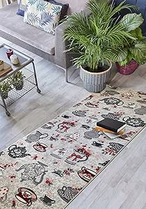 Amazon.com: ORFA HOME Custom Size Hallway Runner Rug, Slip Resistant ...