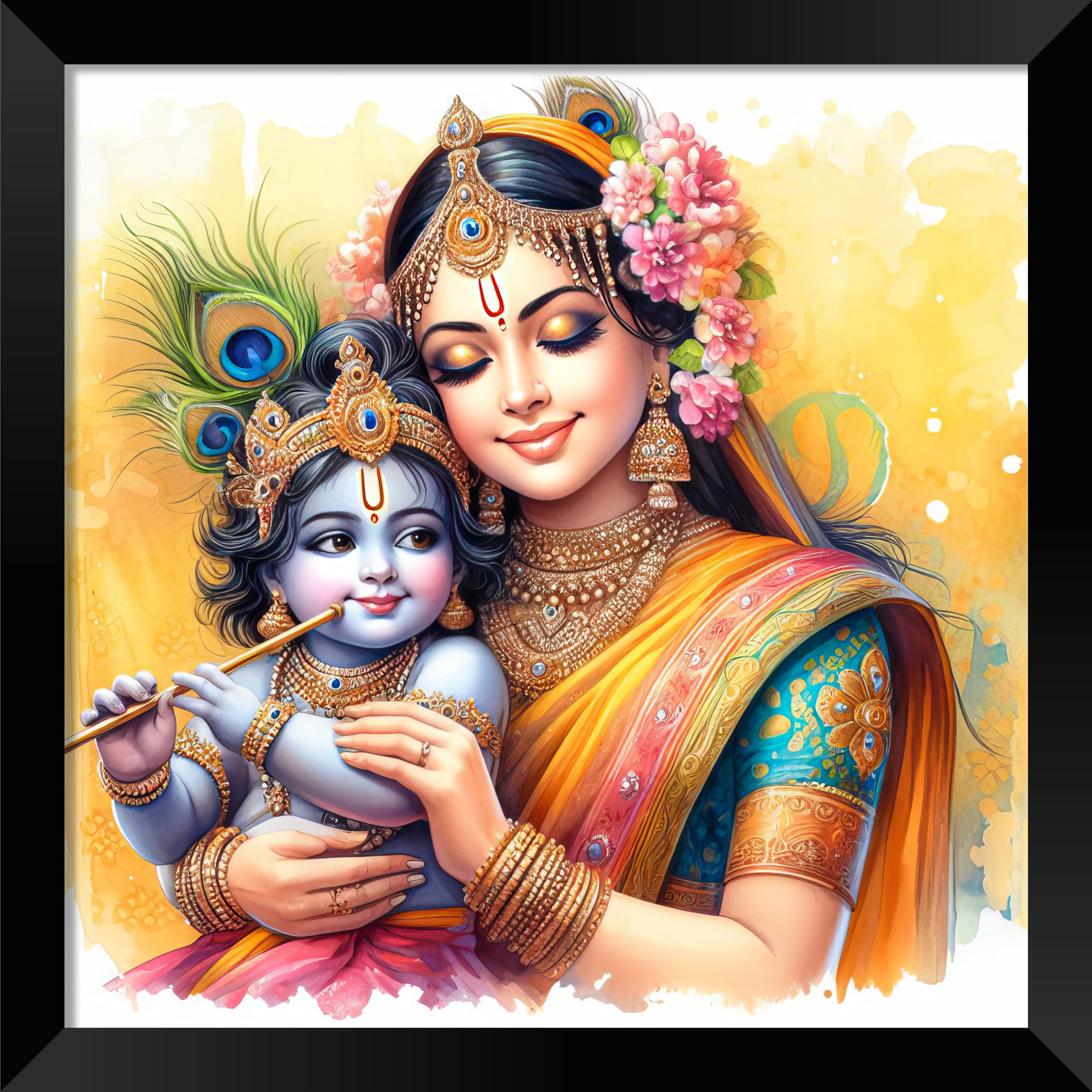 Hd Images Of Lord Krishna With Yashoda Yashoda Maa And Little Lord