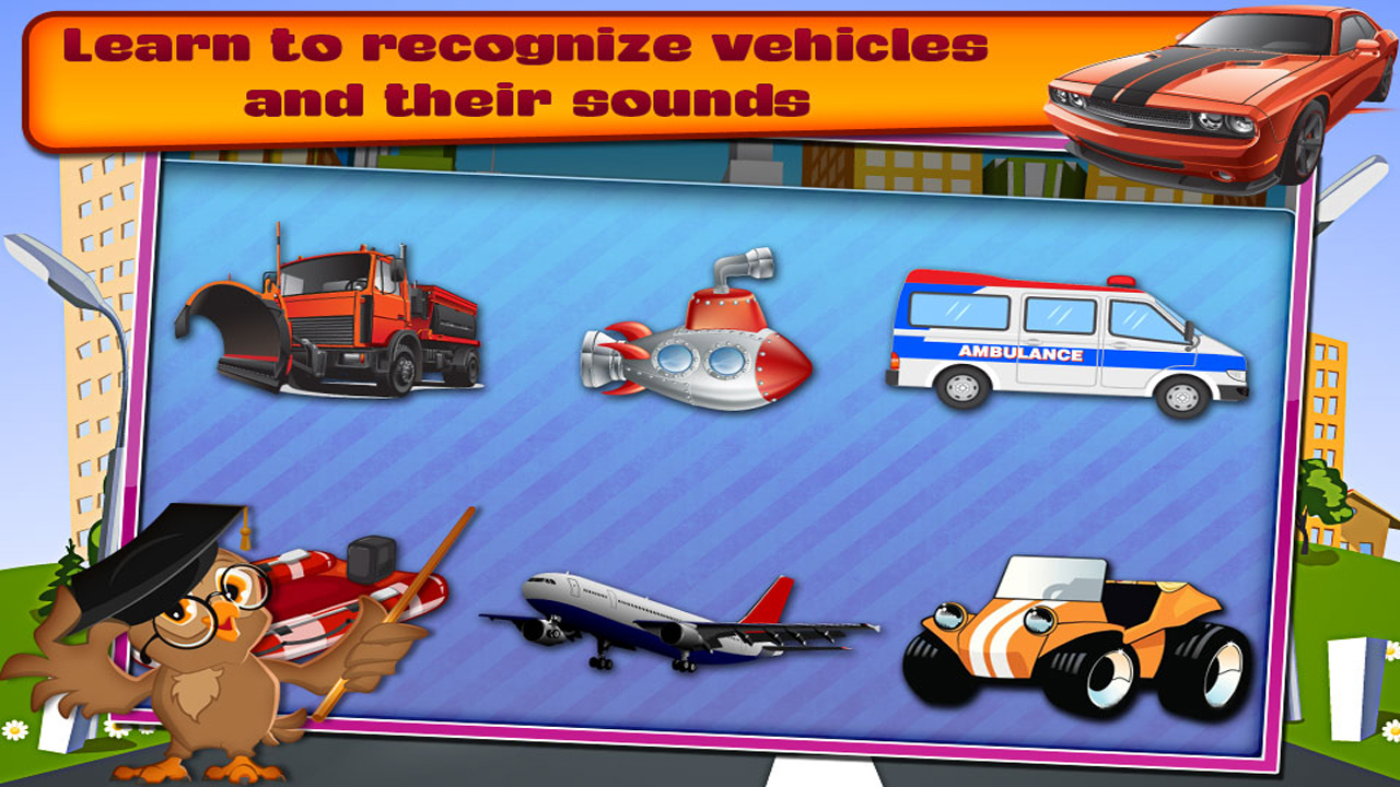 Learn Vehicle Names and Spellings - Application sur Amazon Appstore