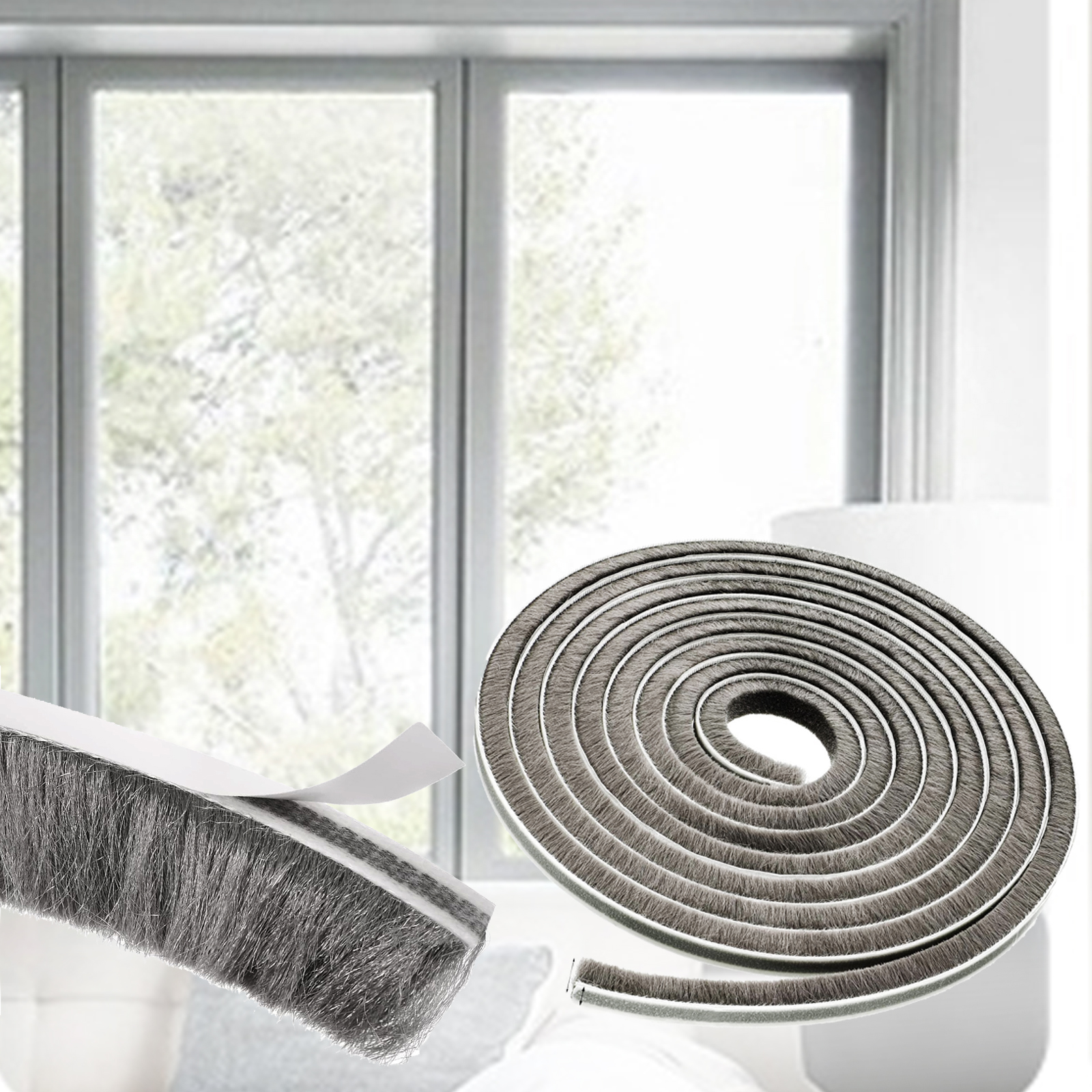 Watch Felt Pile Brush Weather Stripping - Seal Strip for Window on ...