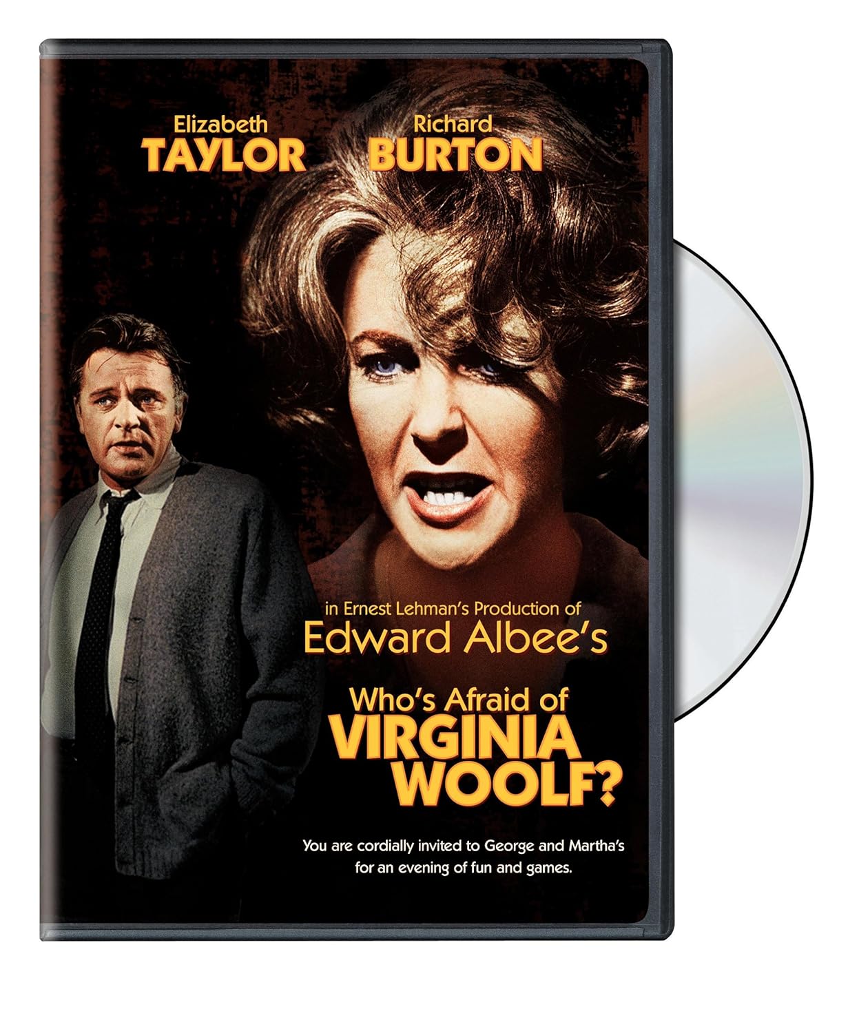 Amazon.com: Who's Afraid of Virginia Woolf? (DVD) (Rpkg) : Elizabeth ...