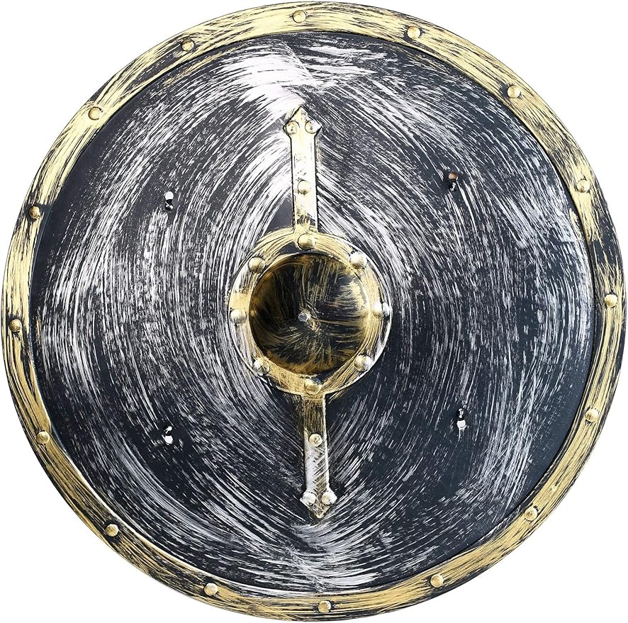 Amazon.com: Fun Costumes Medieval Knight Round Shield Costume Accessory ...