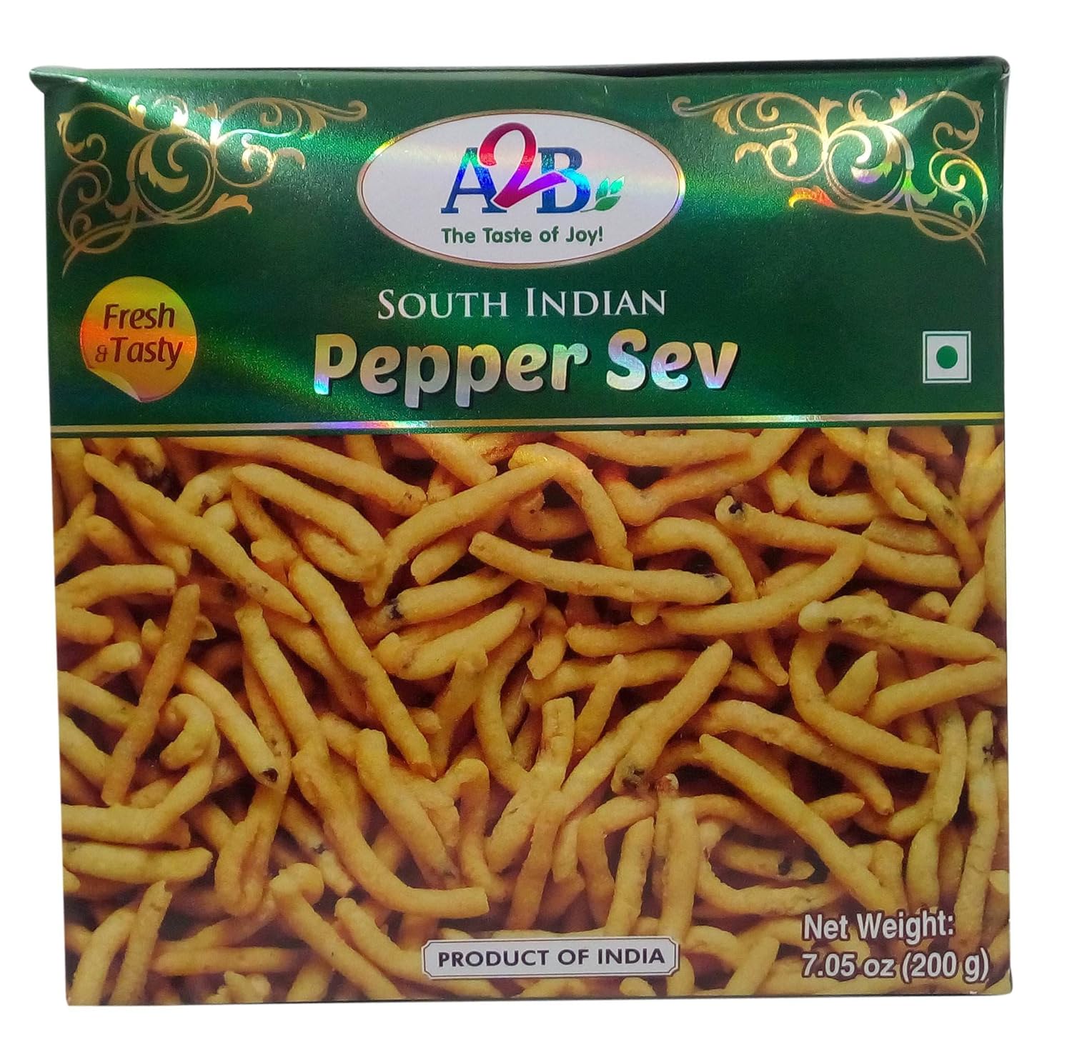 A2B Snacks - Pepper Sev, 200g Carton : Amazon.in: Grocery & Gourmet Foods
