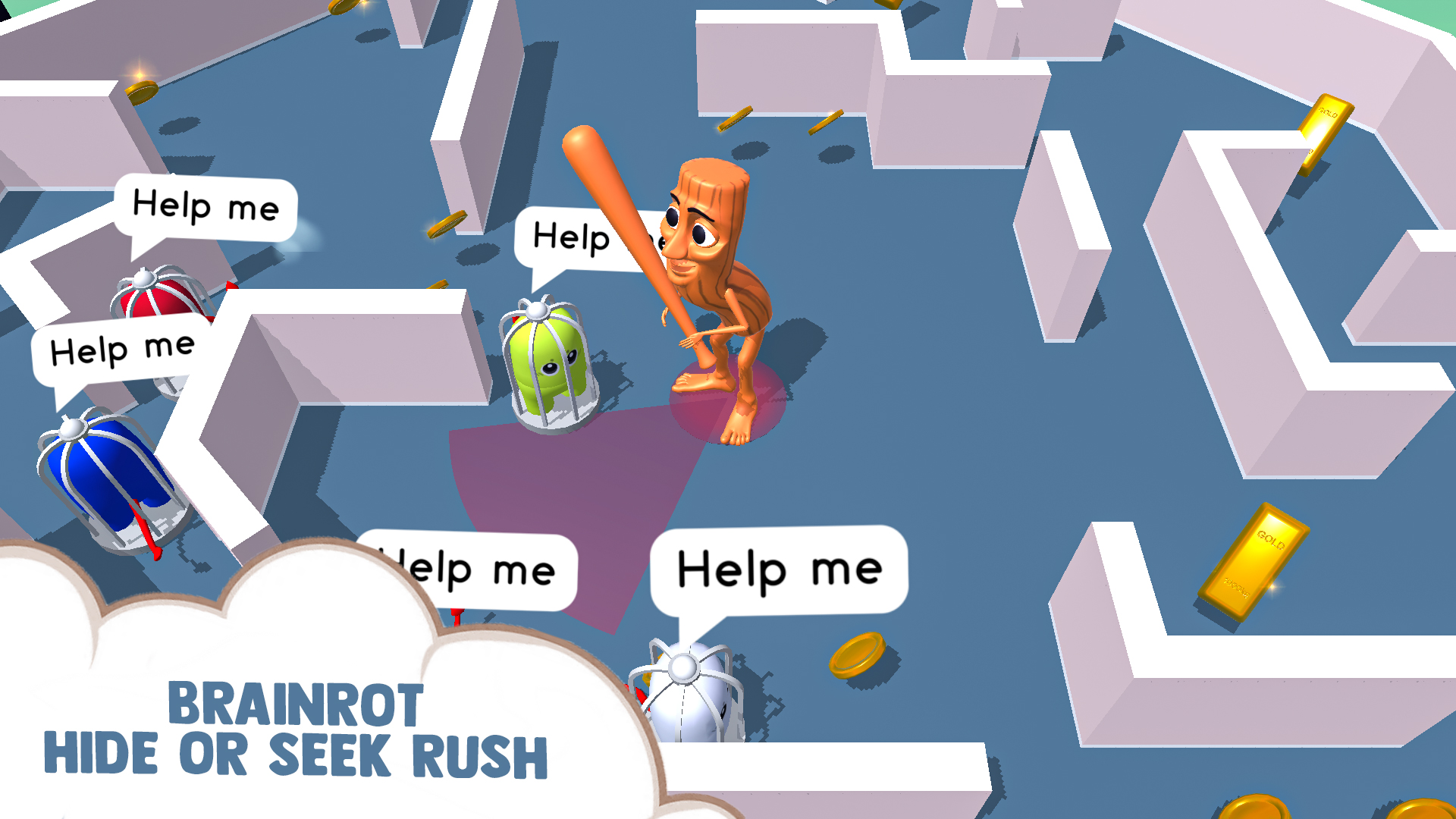 Brainrot Hide and Seek: Monster Maze Escape Adventure - Scary Baby Survival 3D Game - App on ...