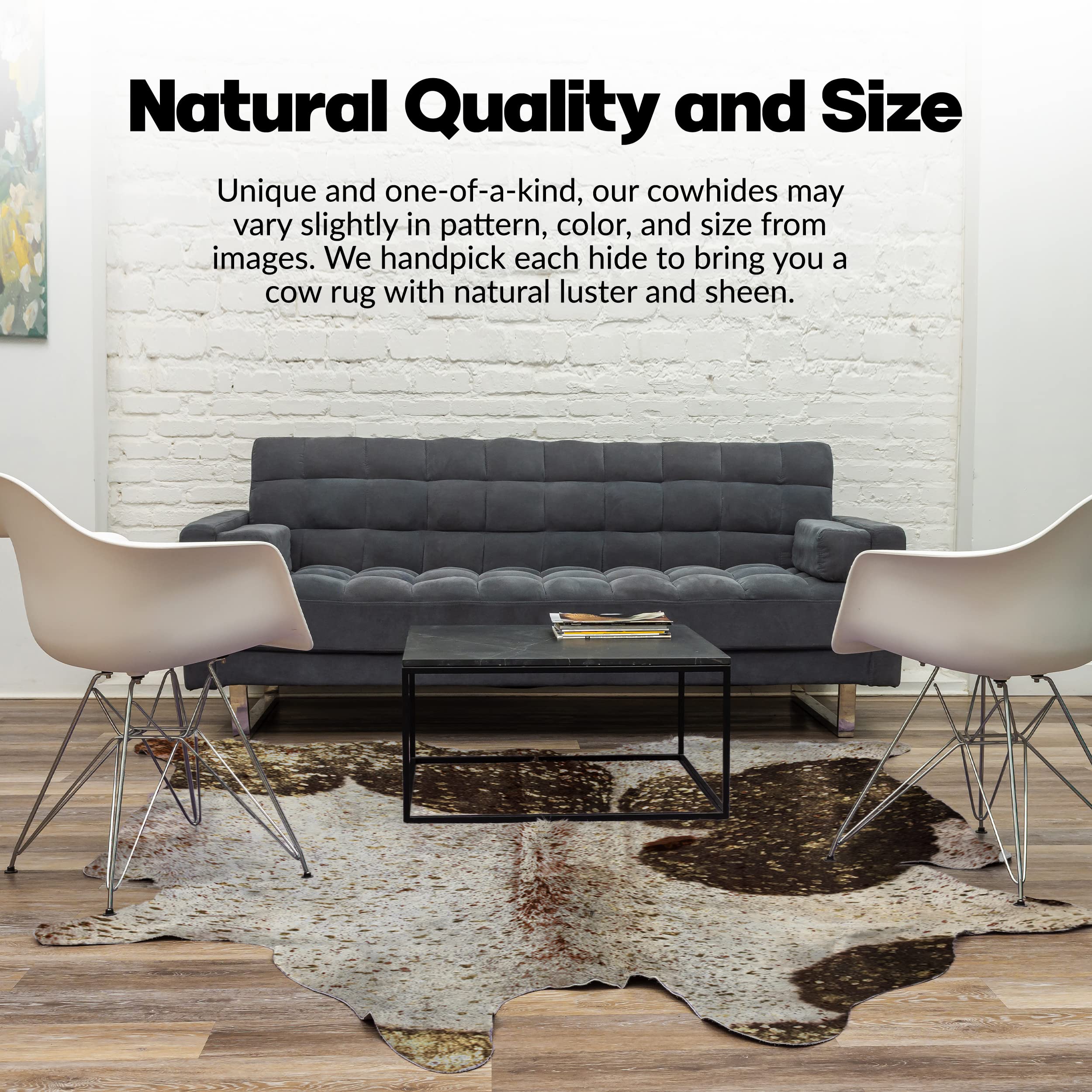 Natural Scotland Cowhide Area Rugs for Living Room and Bedroom ...