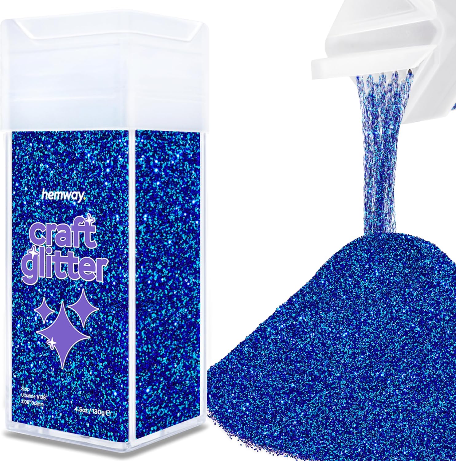 Amazon.com: Hemway Craft Glitter Shaker 130g / 4.6oz Glitter for Arts ...