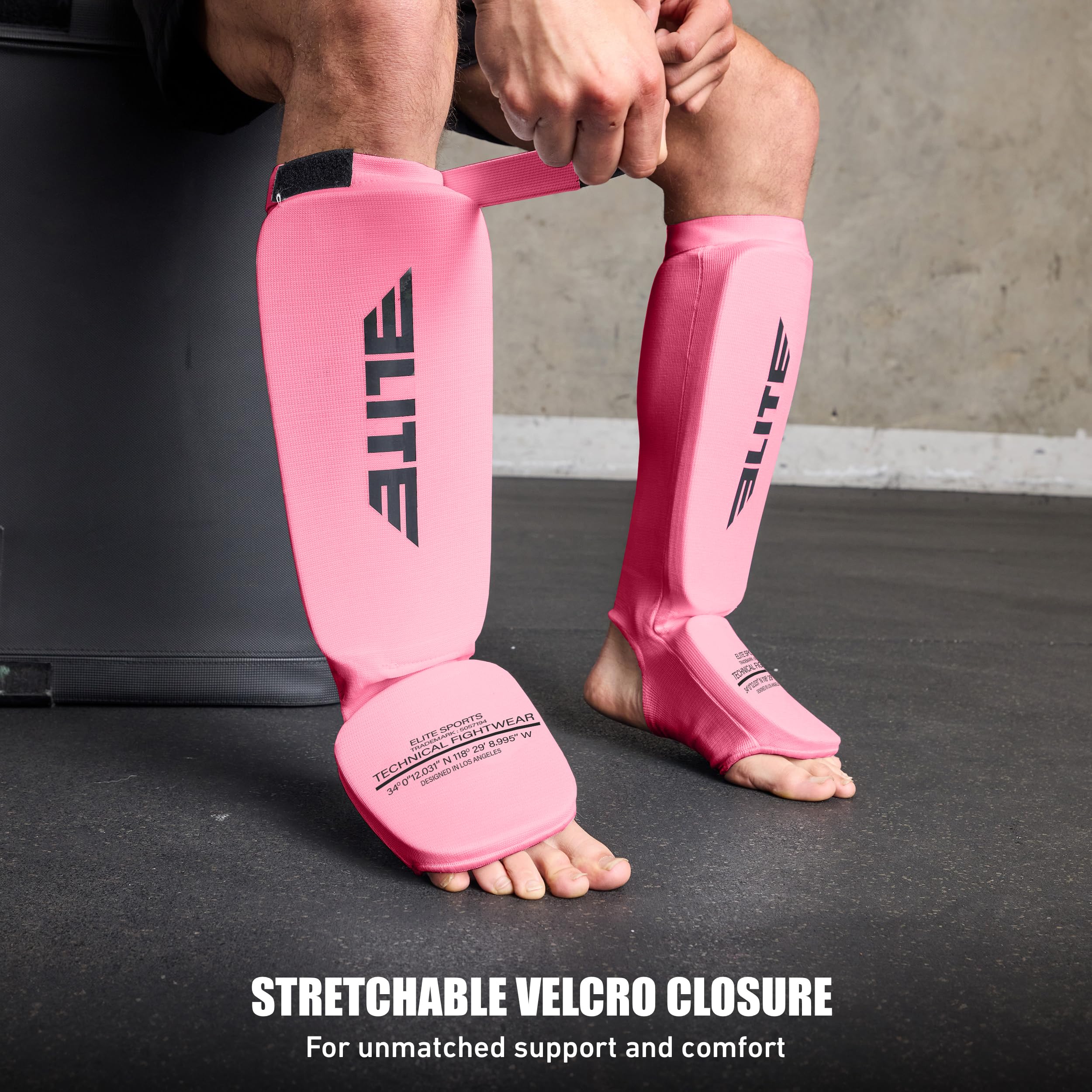 Snapklik.com : Muay Thai MMA Kickboxing Shin Guards, Elite Sports ...