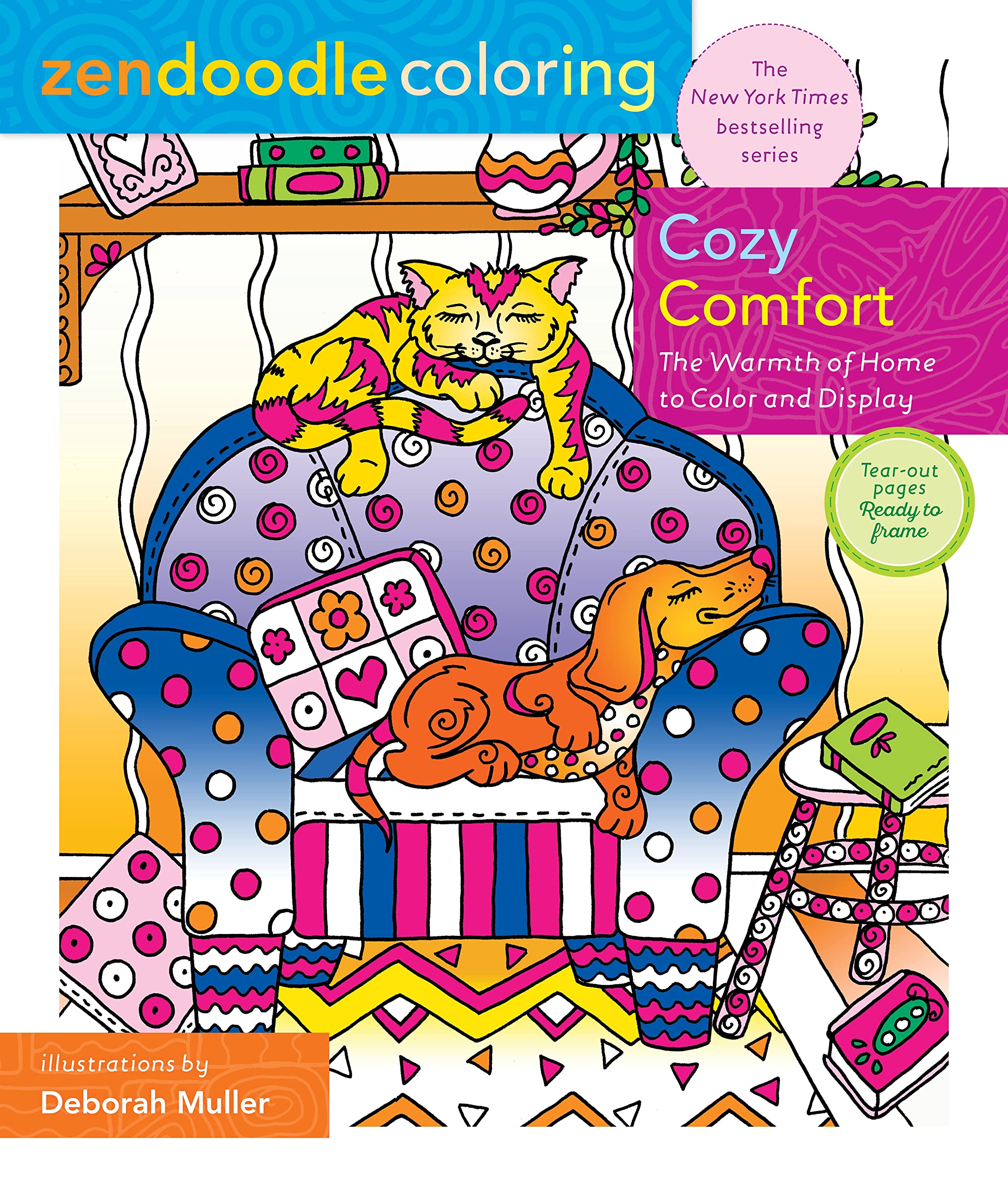 Amazon.com: Zendoodle Coloring: Cozy Comfort: The Warmth of Home to ...