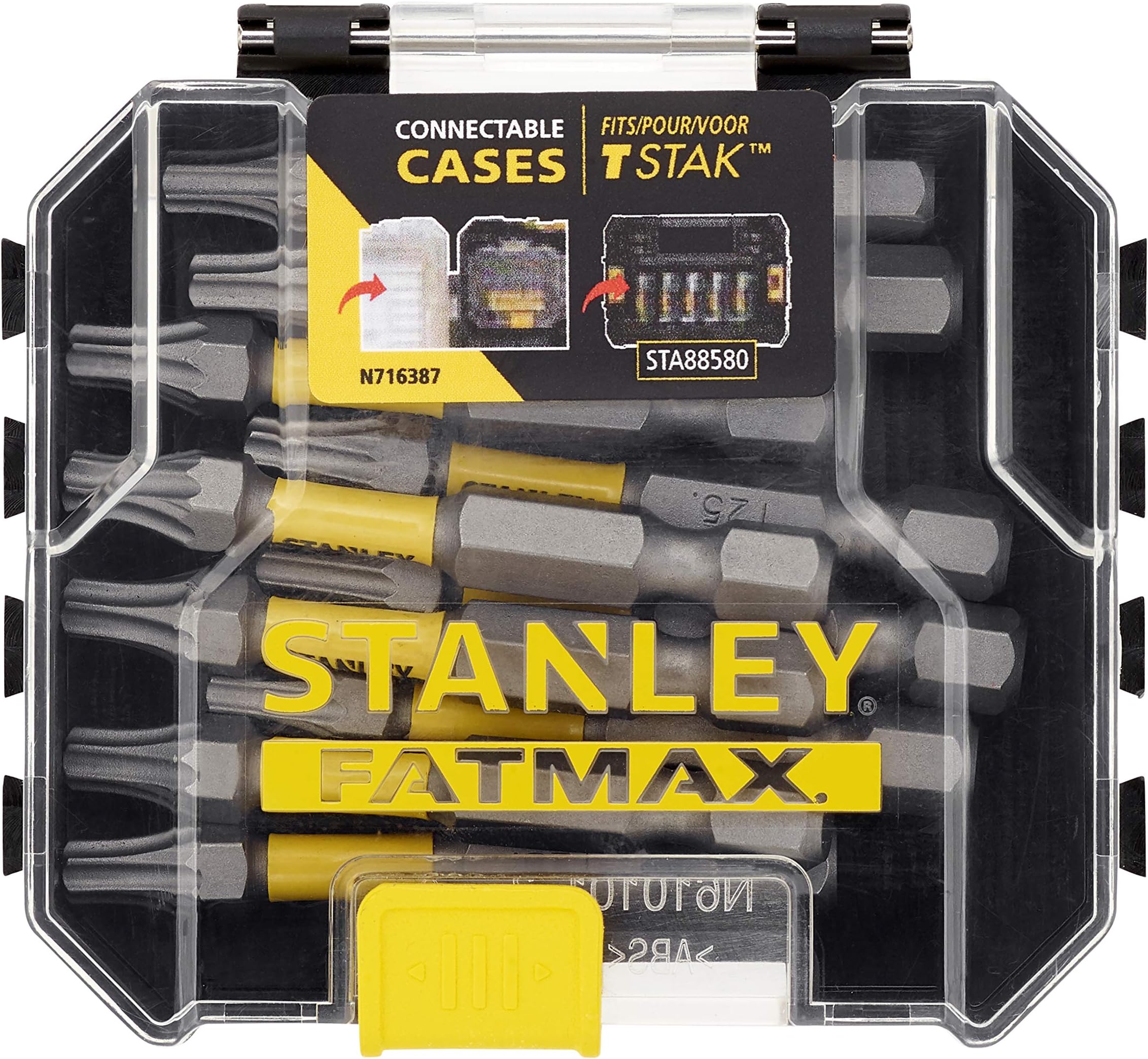 Stanley FatMax 10-tlg. Torsion Bit-Set STA88575 (in kleiner, handlichen ...