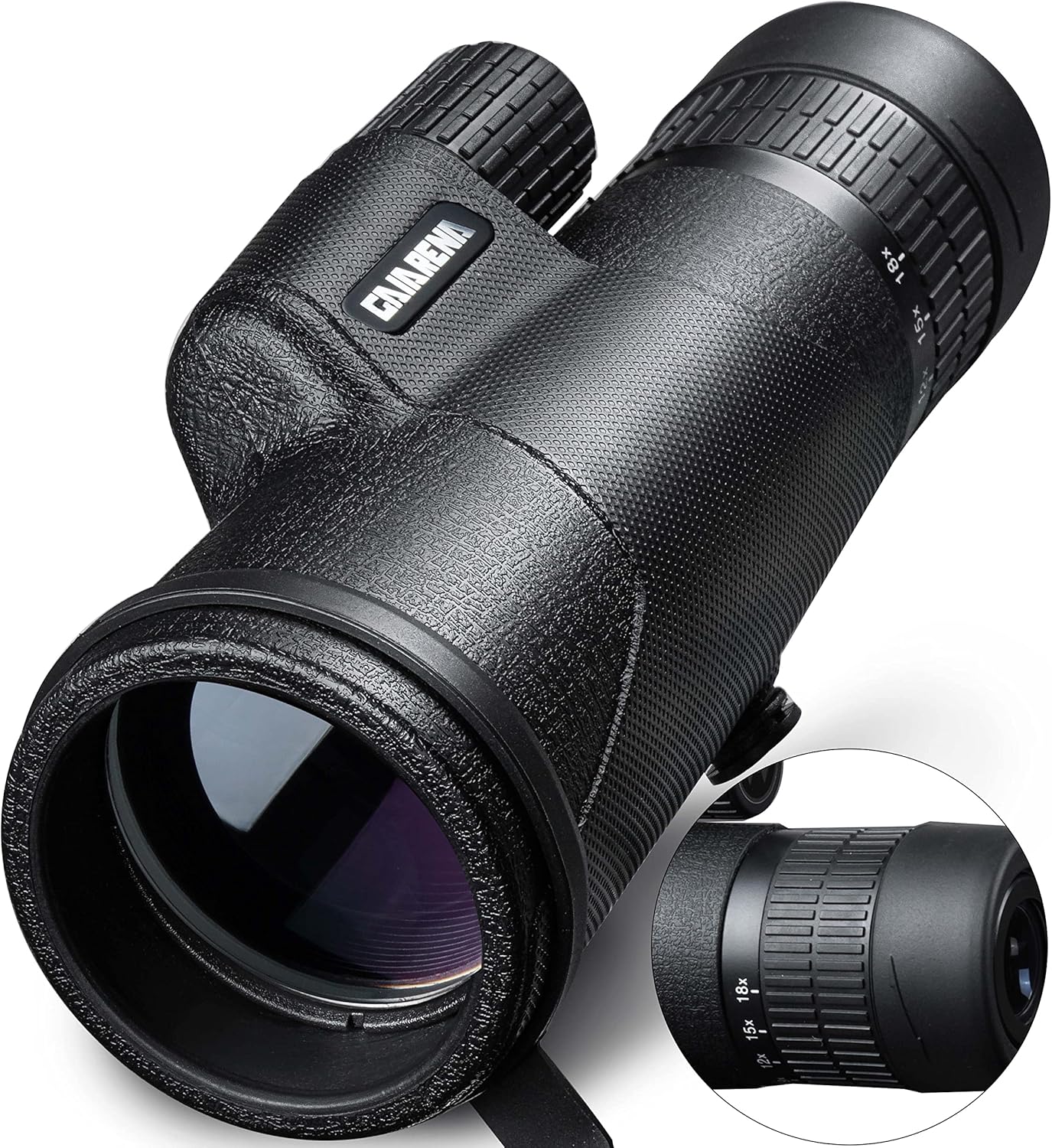 Amazon.com : GAIARENA Zoom Monocular Telescope 6-18x42 with Real ...