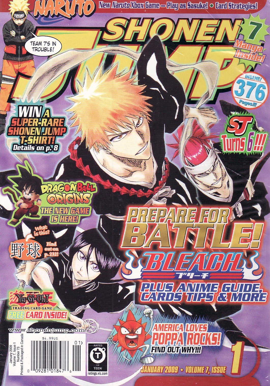 Amazon.com: Shonen Jump January 2009: Editors of Shonen Jump Magazine ...