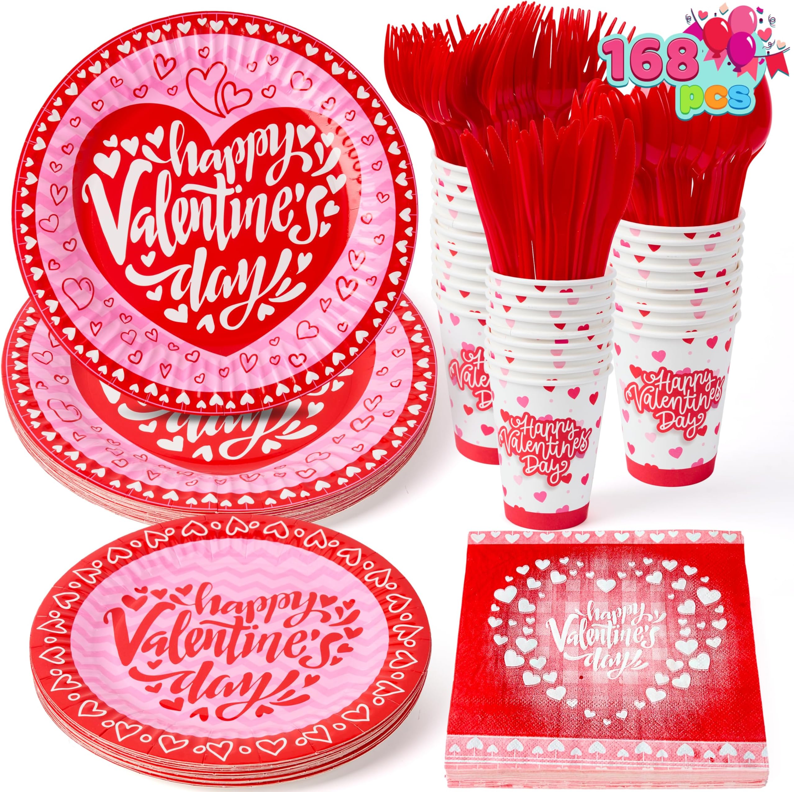 Amazon.com: Avezano 192 Pcs Sleepover Party Supplies for Girls Plates ...