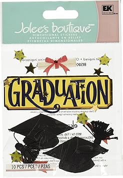 Amazon.com: Jolee's Boutique Themed Ornate Stickers, Graduation Word ...