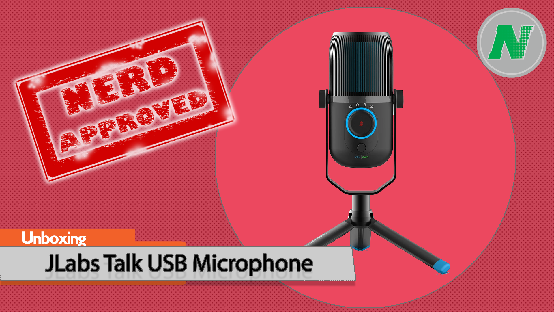 Watch Unboxing the JLabs Talk USB Microphone on Amazon Live