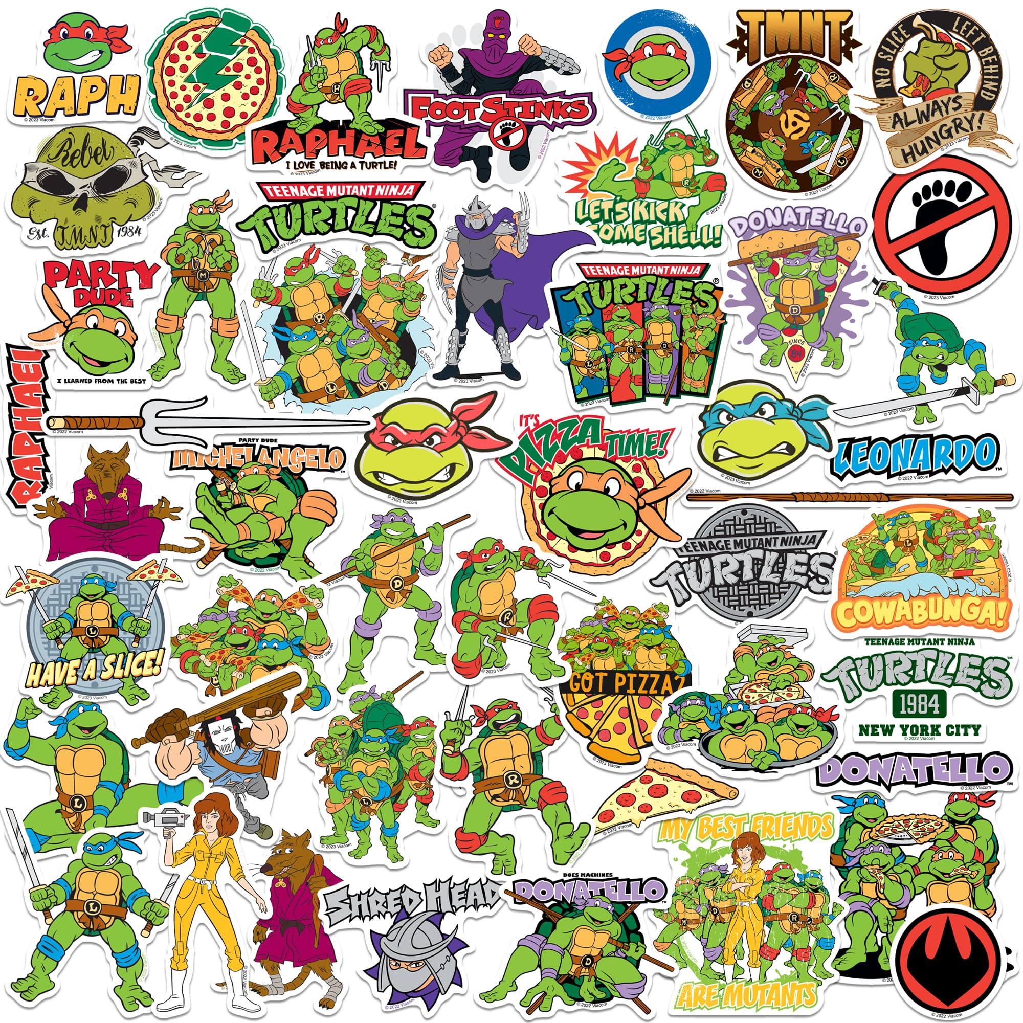 Amazon.com: Teenage Mutant Ninja Turtles TMNT 2nd Variety Mix 50ct ...