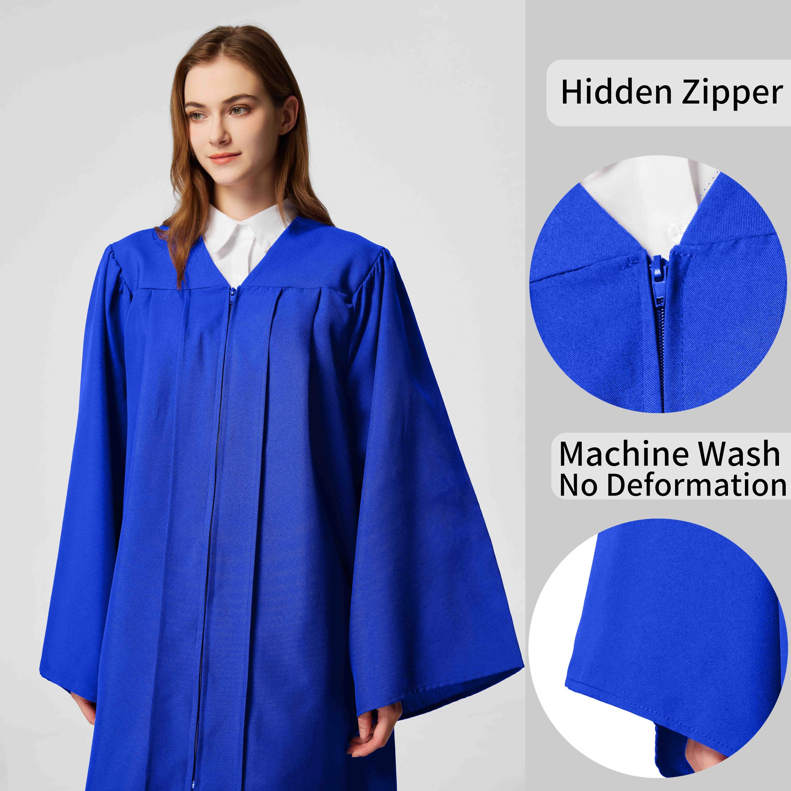 Snapklik.com : MyGradDay Unisex Matte Choir Robes For Church Baptism ...