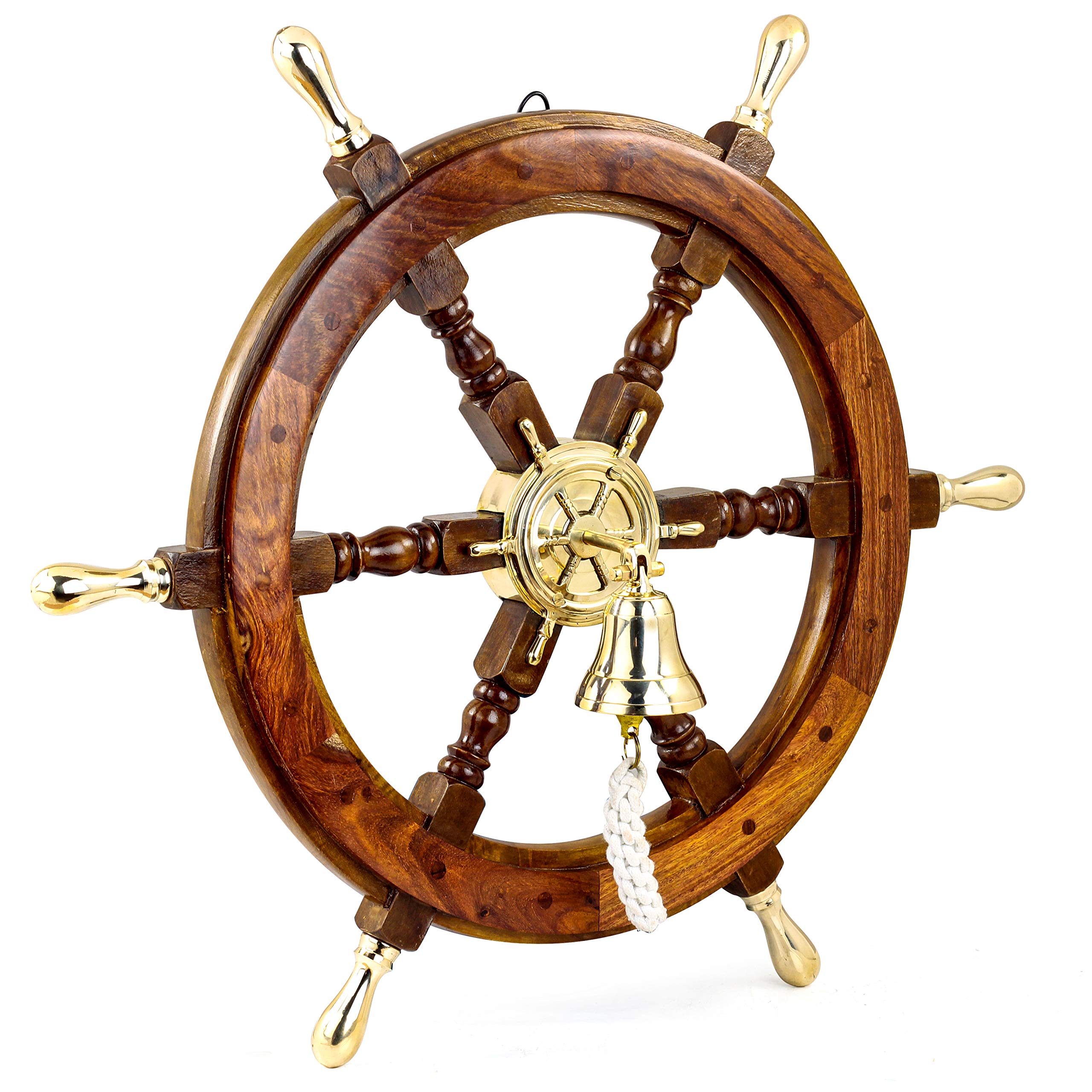 Amazon.com: Nagina International Nautical Polished Brass Handle Ship ...