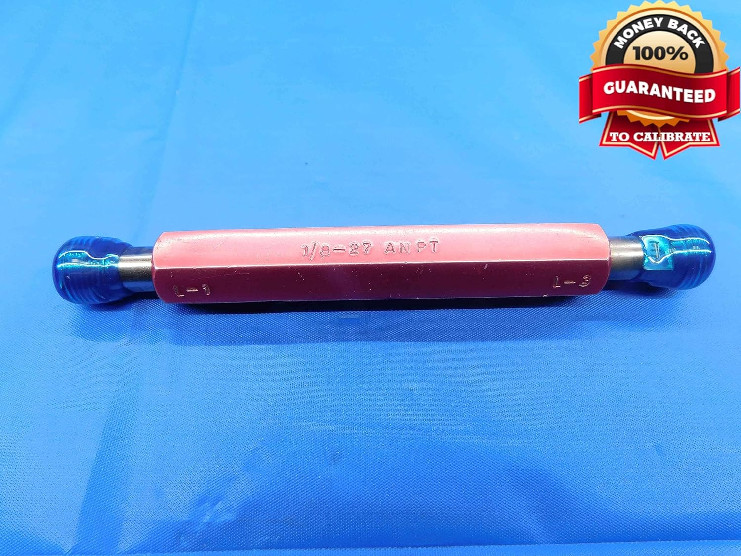 1/8 27 ANPT L1 & L3 Pipe Thread Plug GAGE .125 A.N.P.T. L-1 L-3 ...