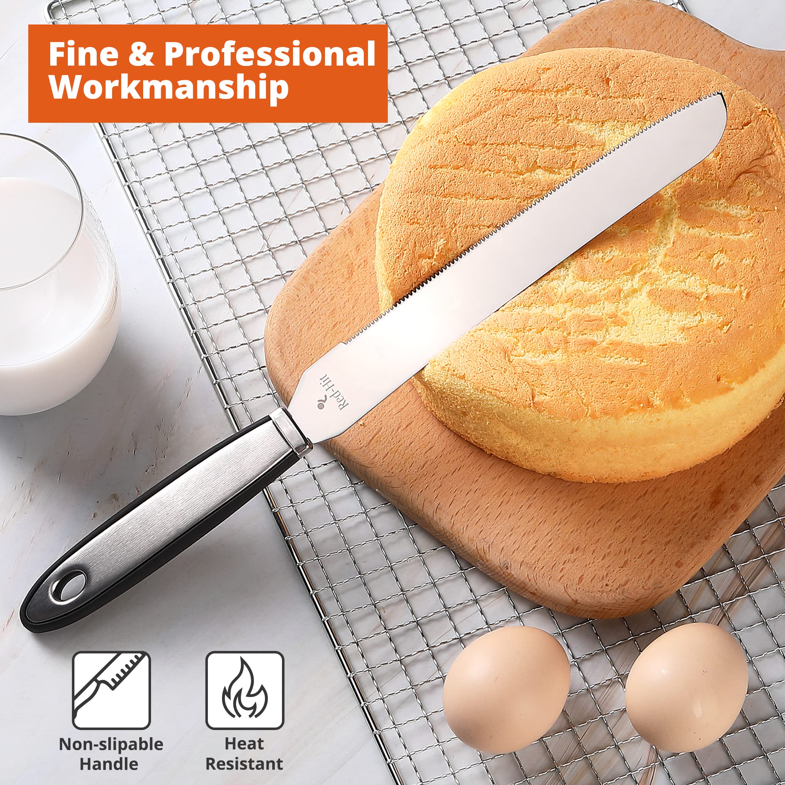 Snapklik.com : Cake Knife Cutter And Spatula For Pie & Pastry And Baked ...