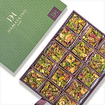 Amazon.com : Damaskino Home Medjool Date & Nut Bites Gift Box – 10.5 oz ...