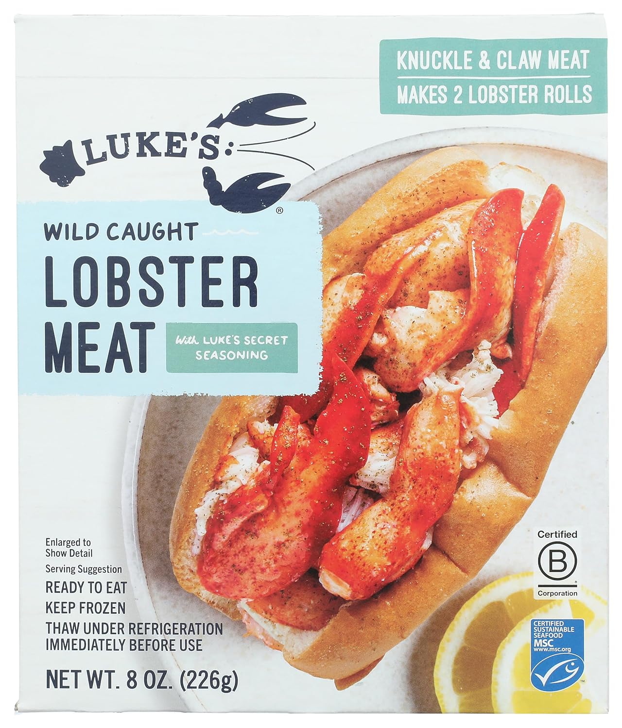 Amazon.com: Luke's Lobster, Lobster Meat with Luke's Secret Seasoning ...