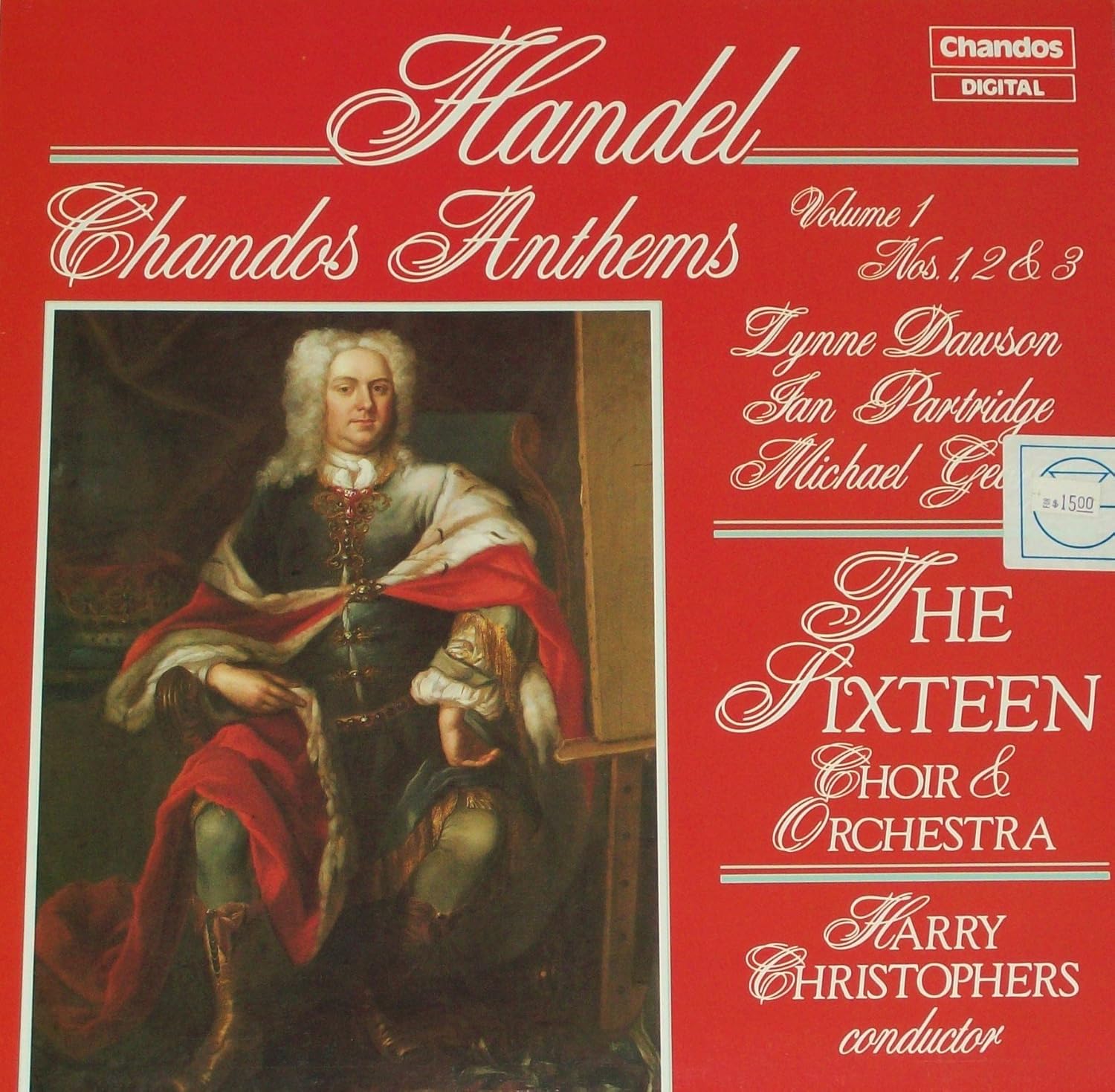 Handel, The Sixteen Choir & Orchestra, Lynn Dawson, Ian Partridge ...