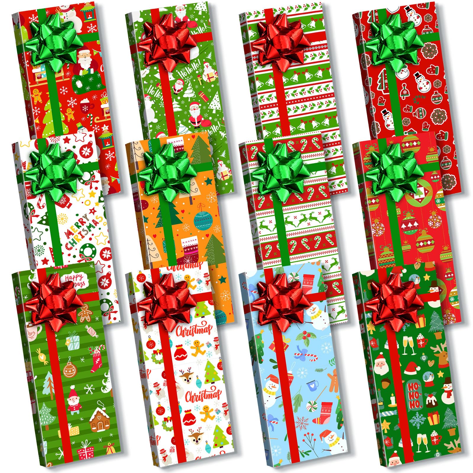 Amazon.com: 36 Pack Christmas Gift Card Holder Boxes with Bows for Cash ...