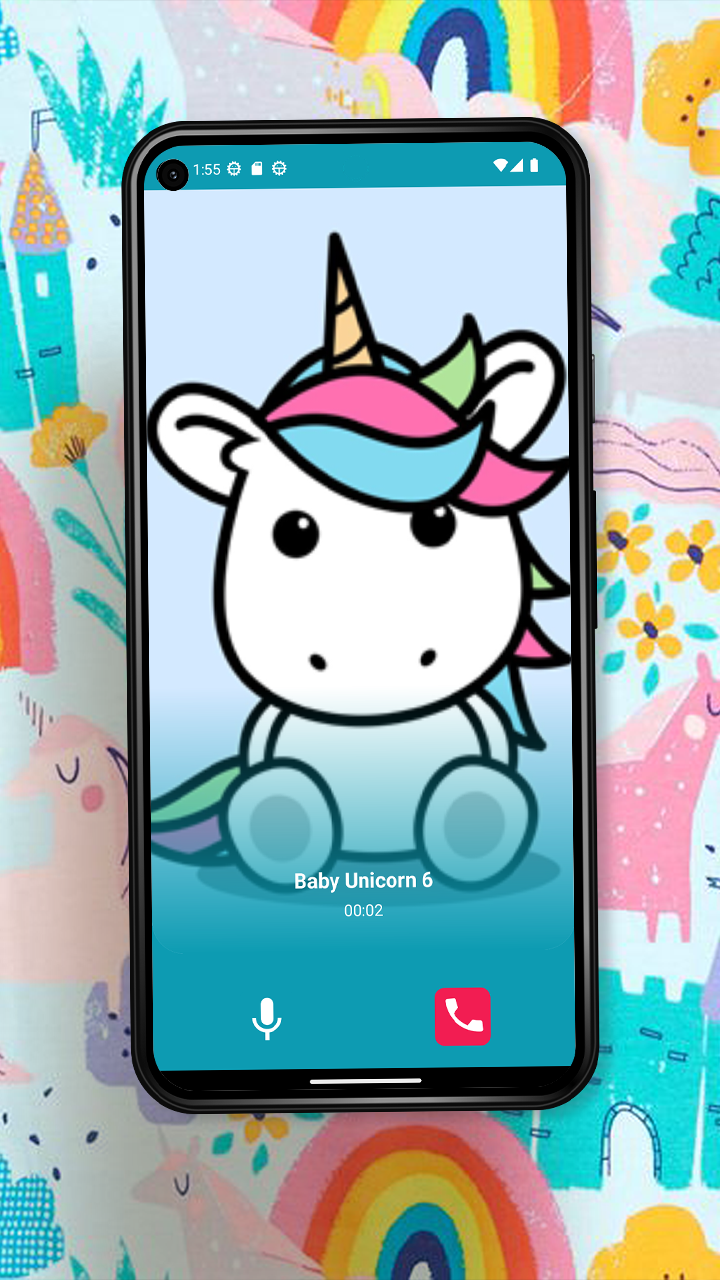 Incoming Video Call From Baby Unicorn Fake Video Voice Call & Texting ...