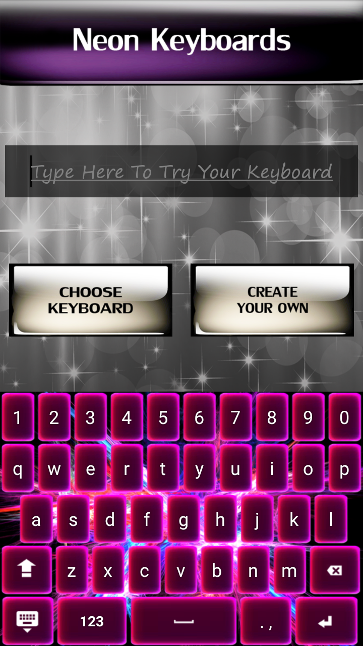 Neon Keyboards - App on Amazon Appstore