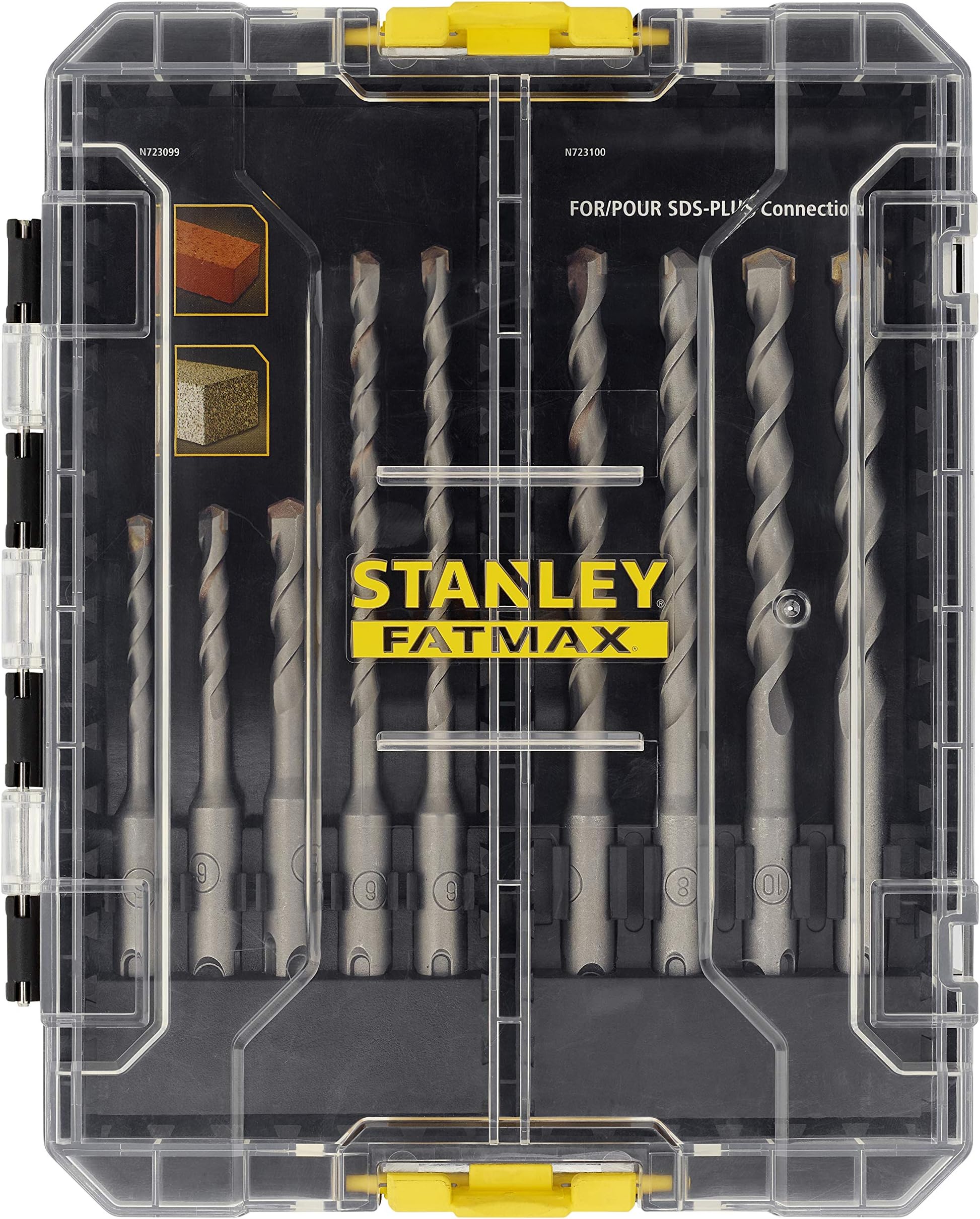 Stanley STA88556-XJ 8-Piece FATMAX Wood Drill Bit Set : Amazon.co.uk ...