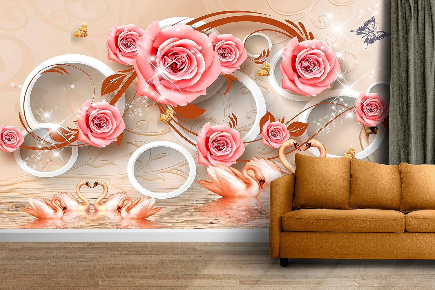 RK DECOR Wallpaper for Room Bedroom Livingroom Home Office Gym Wall ...