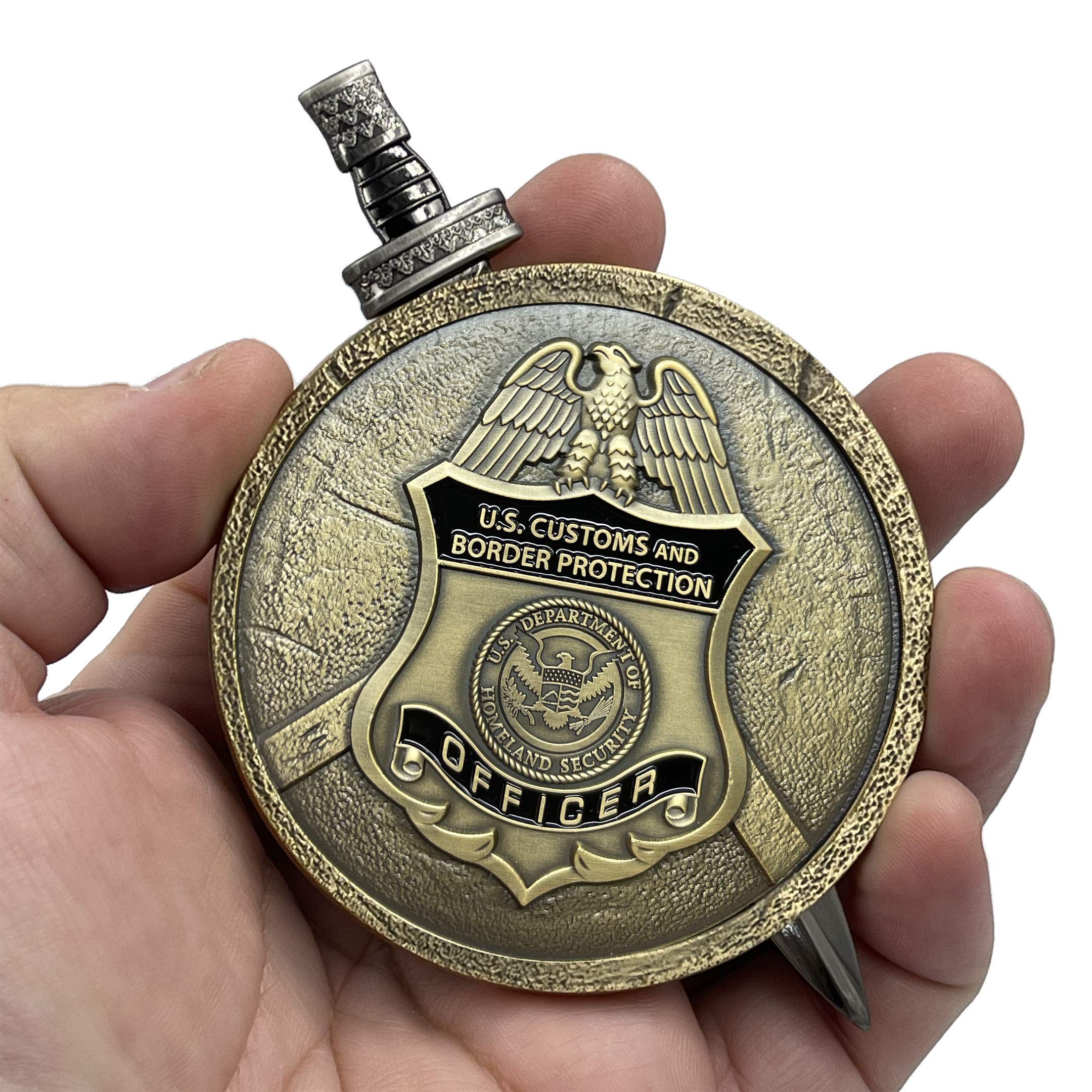 Buy EL4-018 CBP Officer Field Ops Shield with Removable Challenge Coin ...