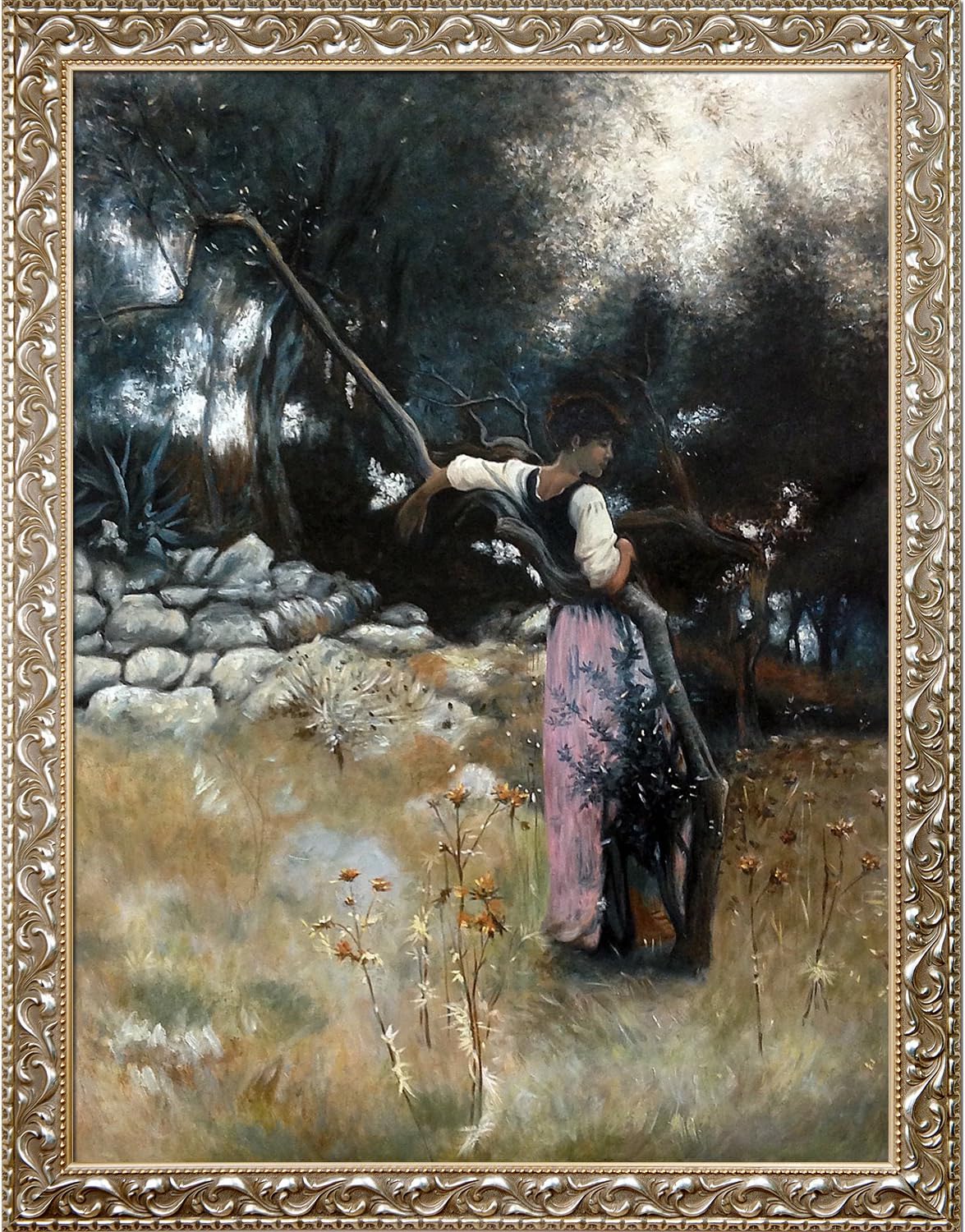 Amazon.com: overstockArt A Capriote by Sargent in Rococo Silver and ...