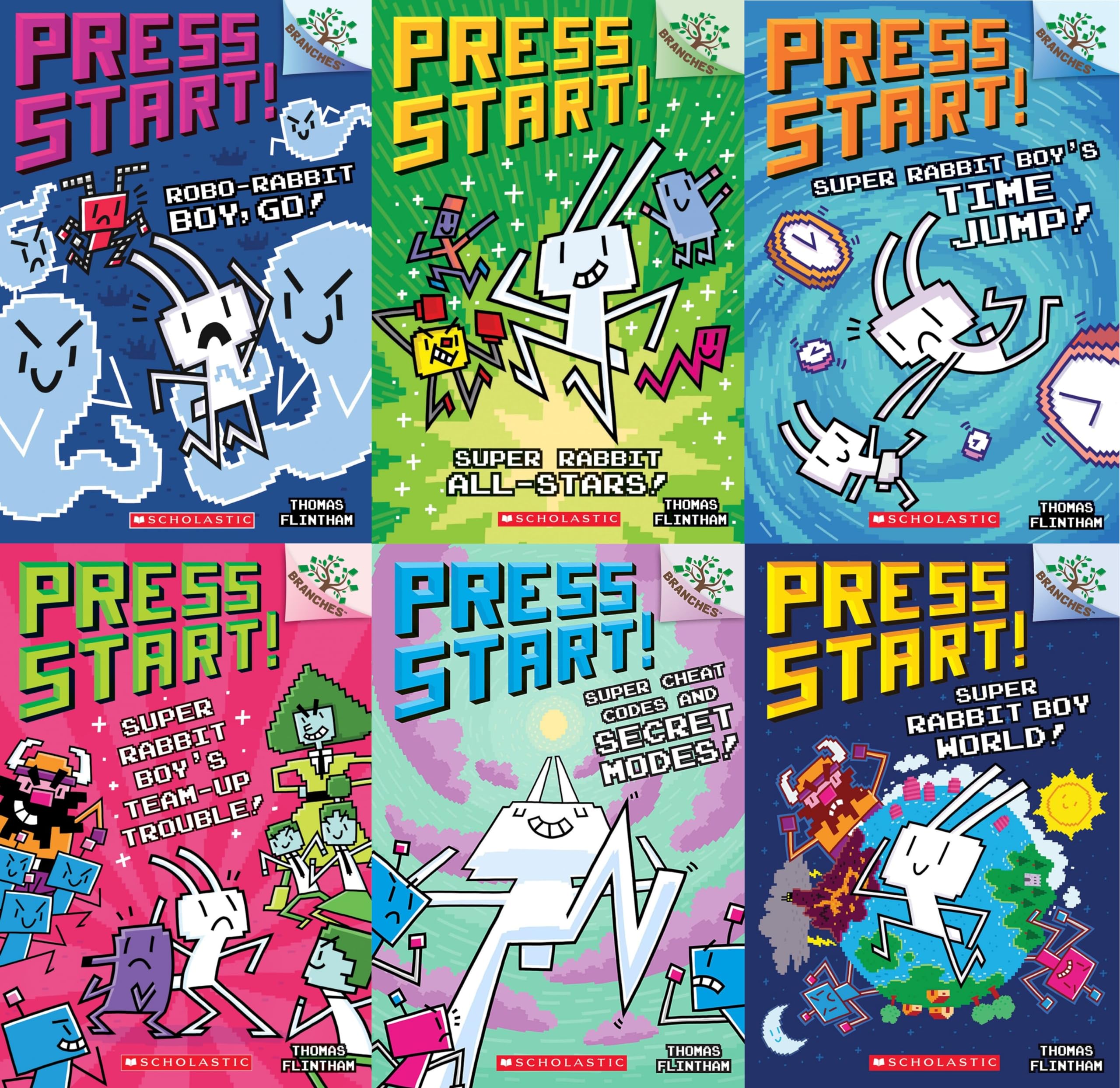 Press Start! Volume II (6 Books, #7-#12): Thomas Flintham: Amazon.com ...