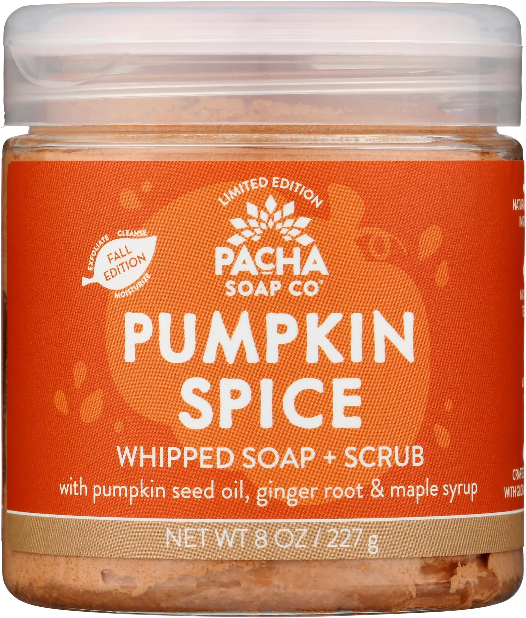 Amazon.com : PACHA SOAP Coconut Papaya Whipped Soap Scrub, 8 OZ ...