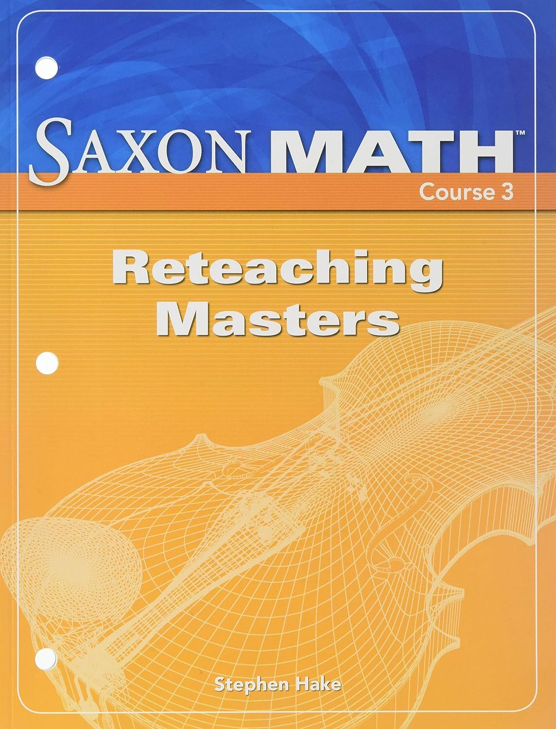 Amazon.com: Saxon Math Course 3: Reteaching Masters: 9781591419143 ...