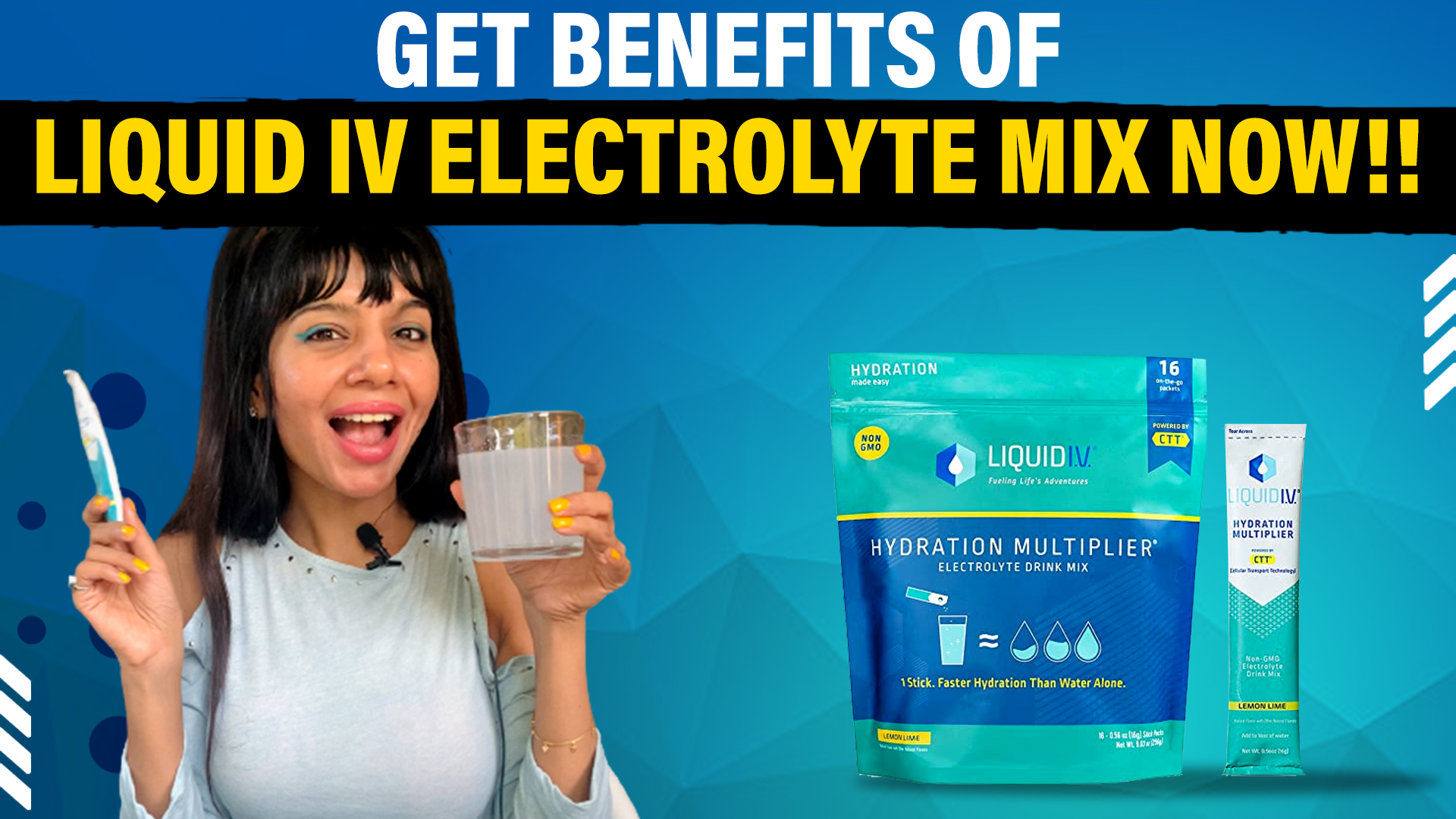 Watch Liquid IV Electrolyte Mix - how to use| I love to drink it! on ...