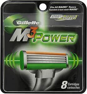 Gillette M3 Power Cartridges 8 Count : Buy Online at Best Price in KSA ...